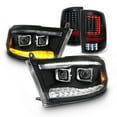 AKKON Dodge Ram 1500, 2500, 3500 Headlight Set, DRL, Turn Signal, LED ...
