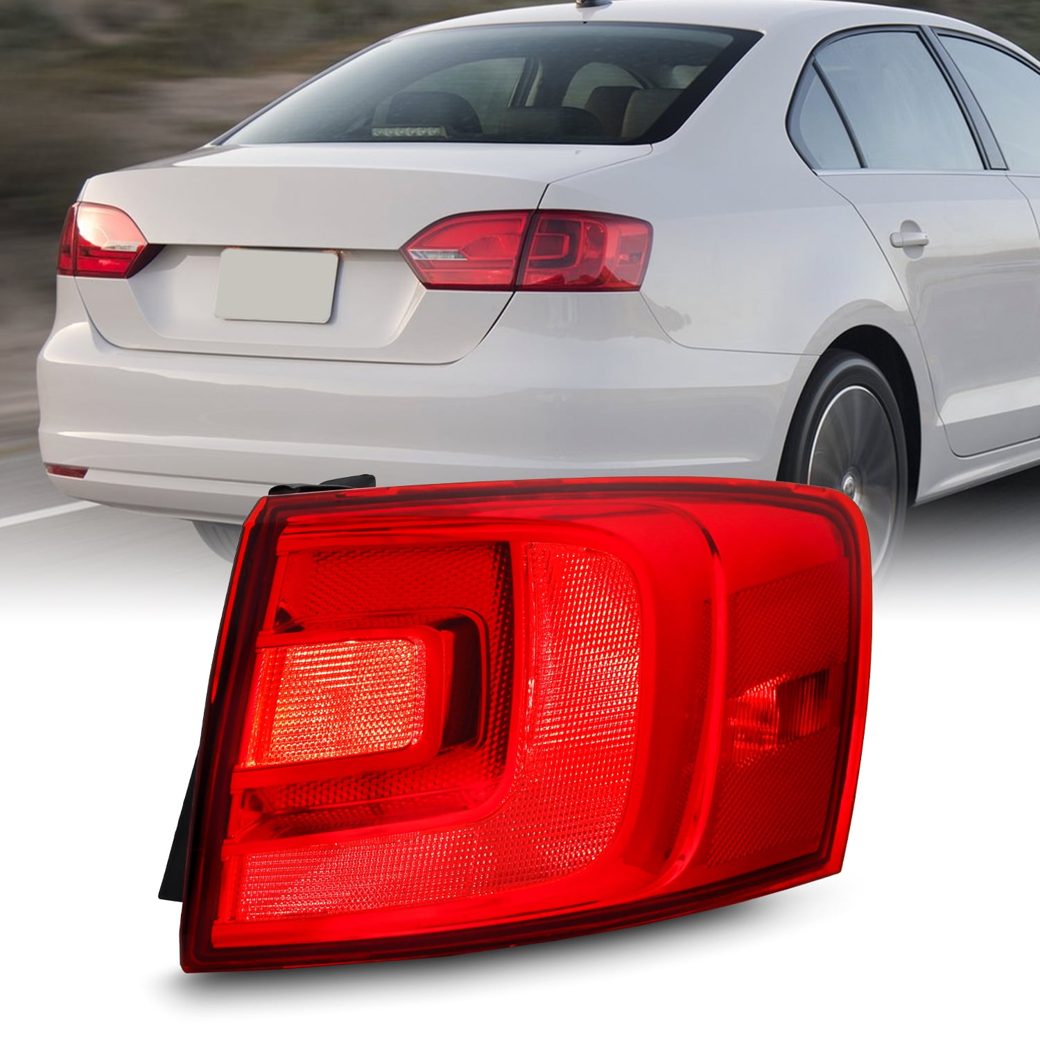 AKKON - Fit 2011-2018 VW Jetta/ Jetta 13-14 Hybrid Sedan Halogen Type ...