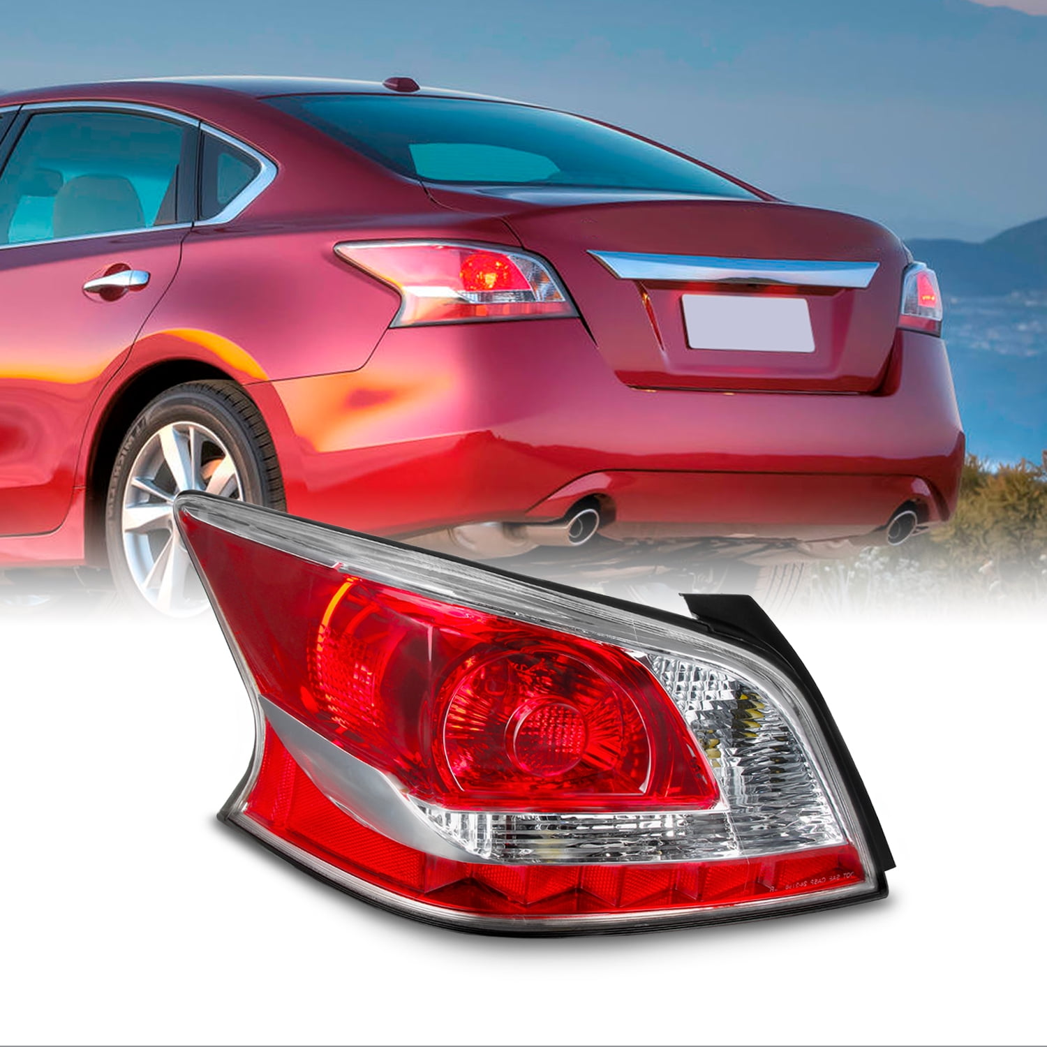 AKKON - Fit 2014 2015 Nissan Altima [Incandescent] Grey Edge Trim 4 ...