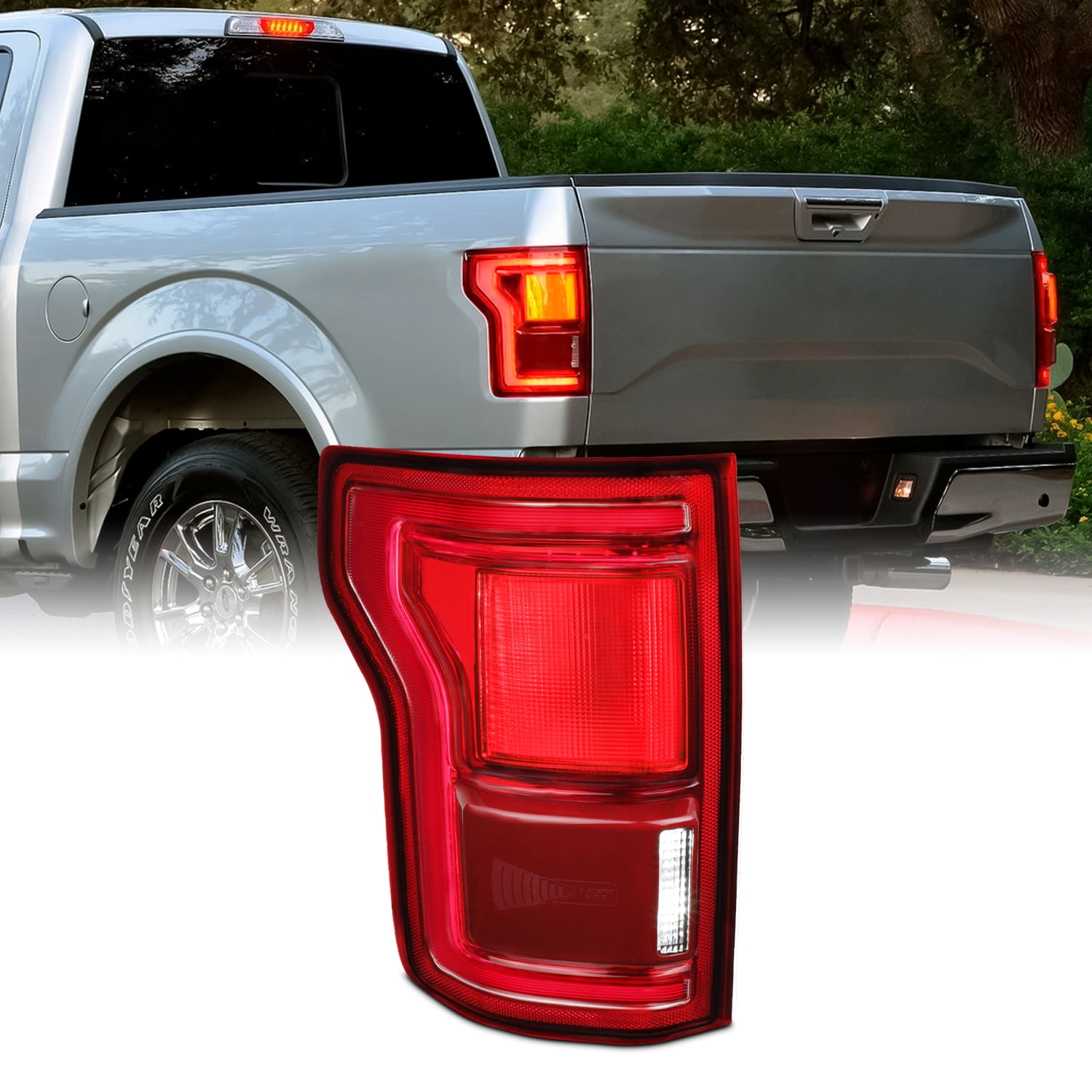 AKKON - Fit 2015 2016 2017 Ford F150 15-17 w/Blind Sport BLIS Ready LED ...