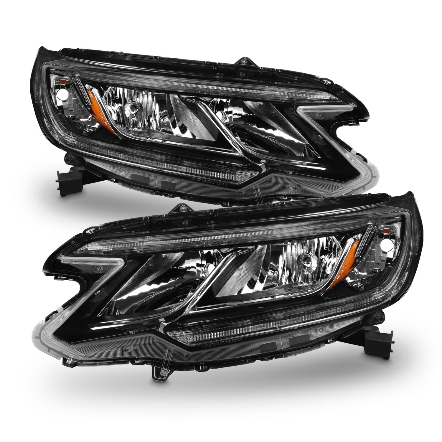 AKKON Brand New Headlight Assemblies for 2015-2016 Honda CRV Halogen ...