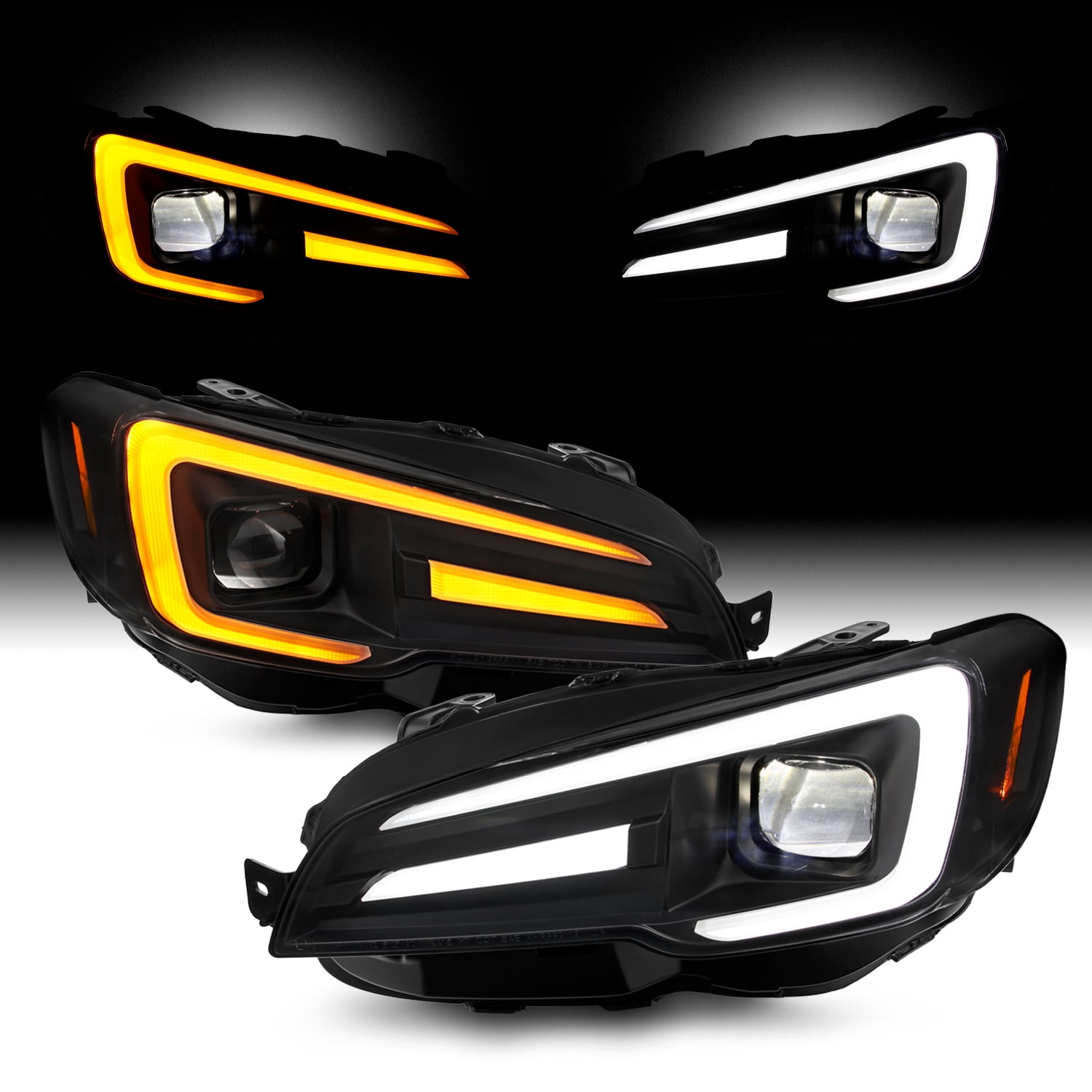 AKKON - Fit 2015-2020 Subaru Impreza 15-20 WRX [Full LED] Sequential ...