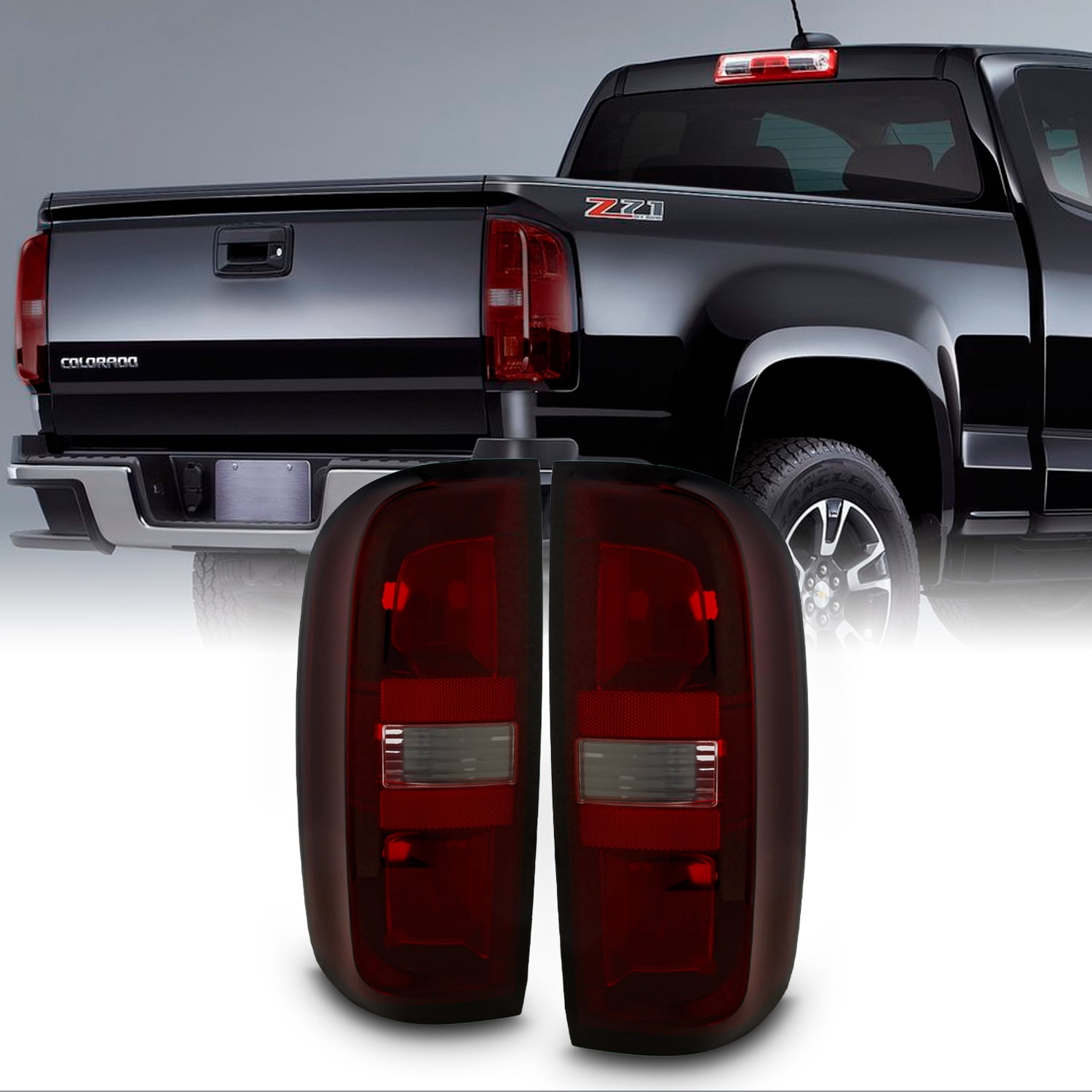 AKKON - 2015-2022 Chevy Colorado 4-Door Crew/Extended Cab, Halogen Type ...