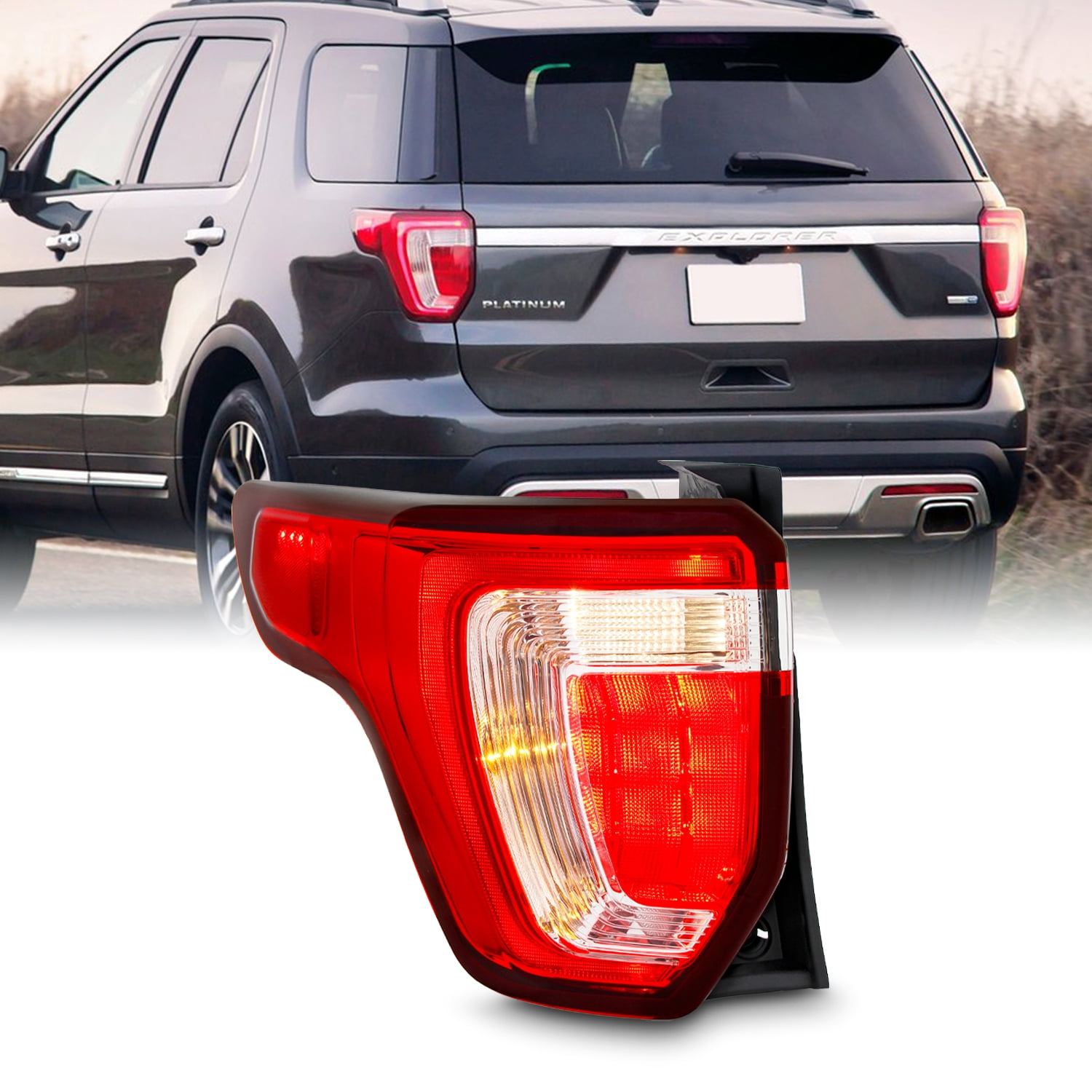 AKKON - Fit 2016-2019 Ford Explorer 16-19 Base|Limited|Platinum|XLT LED ...