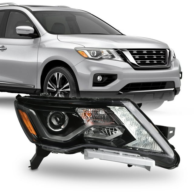 AKKON - Fit 2017 2018 2019 2020 Nissan Pathfinder LED DRL Projector Headlight Headlamp Right ...