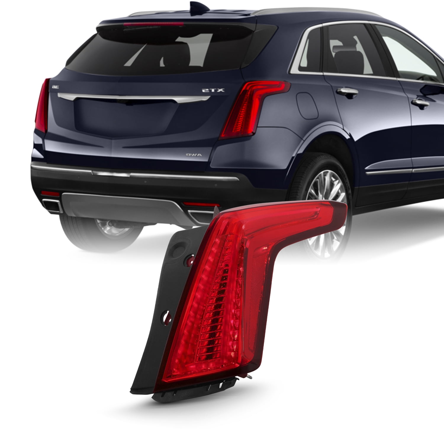 AKKON - Passenger Side Tail Light Assembly for 2017-2019 Cadillac XT5 ...