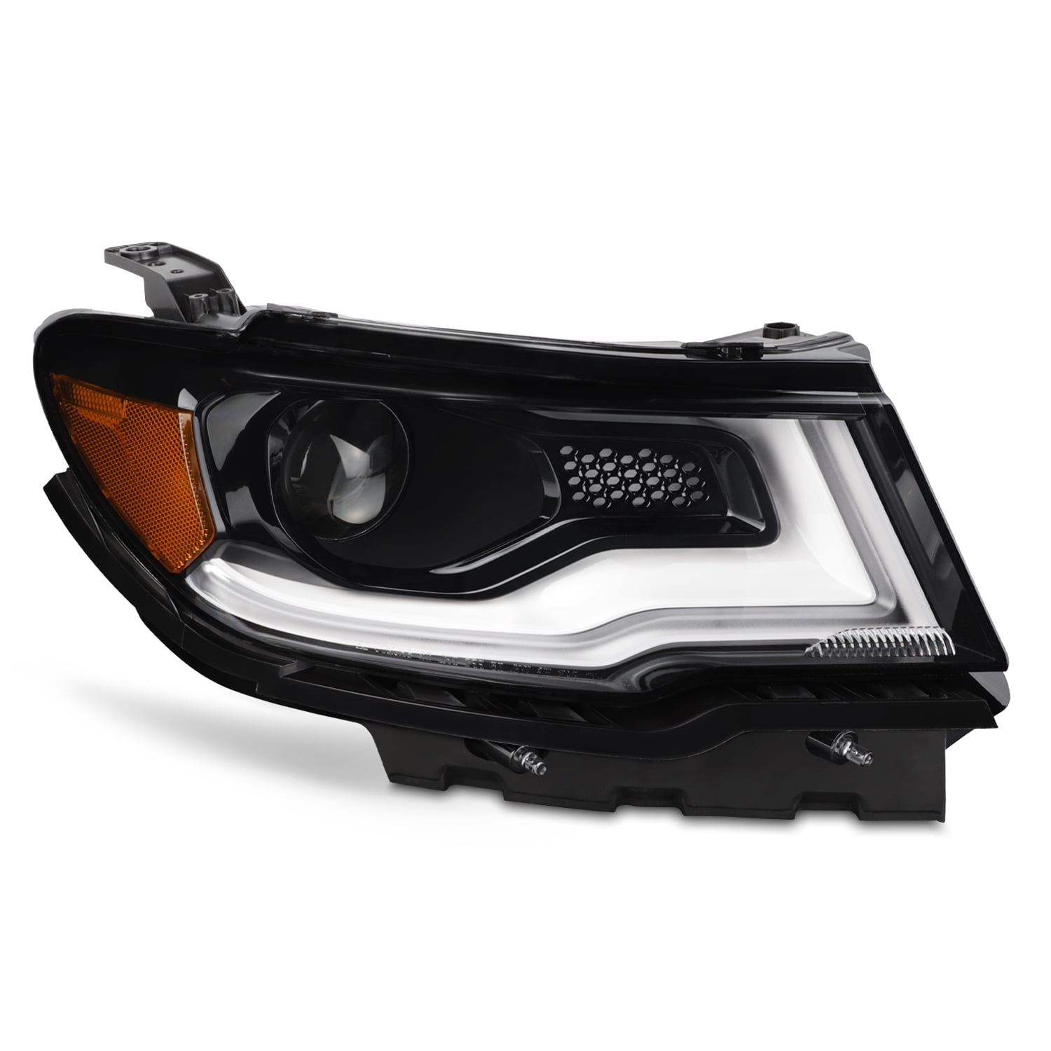 AKKON - Fit 2017-2021 Jeep Compass [HID/Xenon Type] LED Tube DRL ...