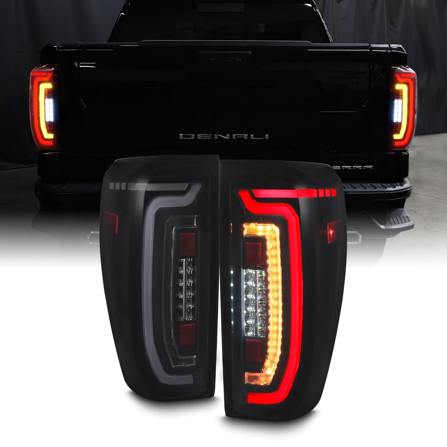 AKKON - Fit 2019 2020 2021 2022 2023 GMC Sierra 1500 Denali [Full LED ...