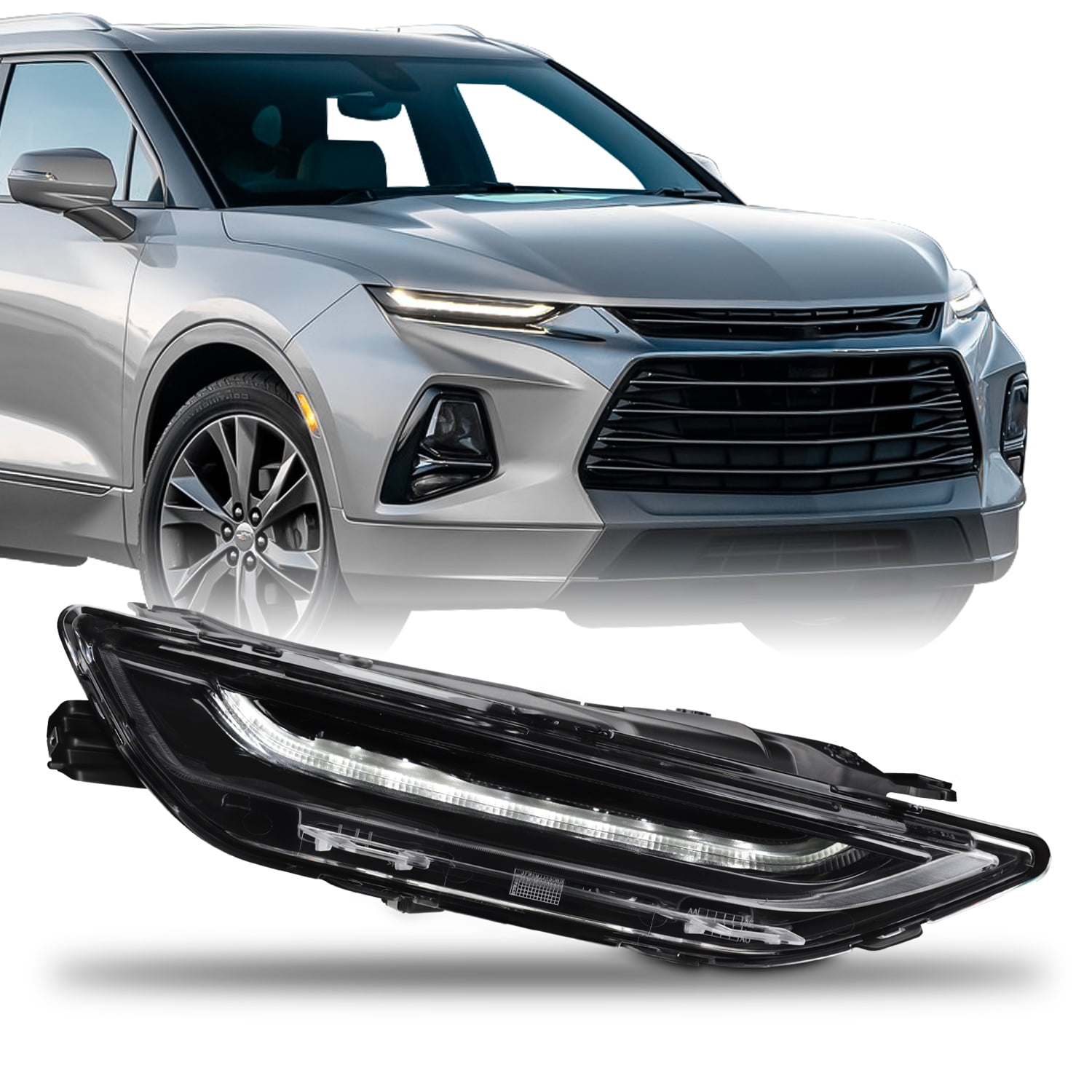 AKKON - Fit 2019 2020 2021 2022 Chevy Blazer [Factory Style] Upper LED ...