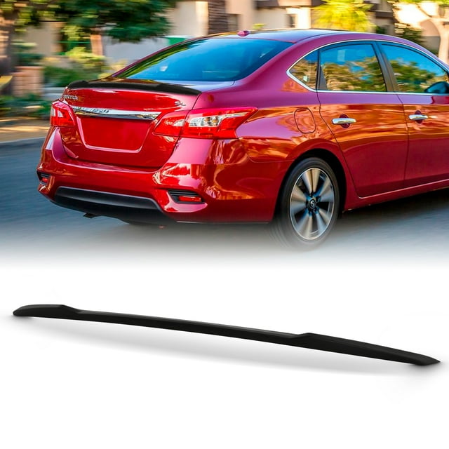 AKKON - Black ABS Rear Trunk Wind Lid Spoiler for 2020-2022 Nissan ...