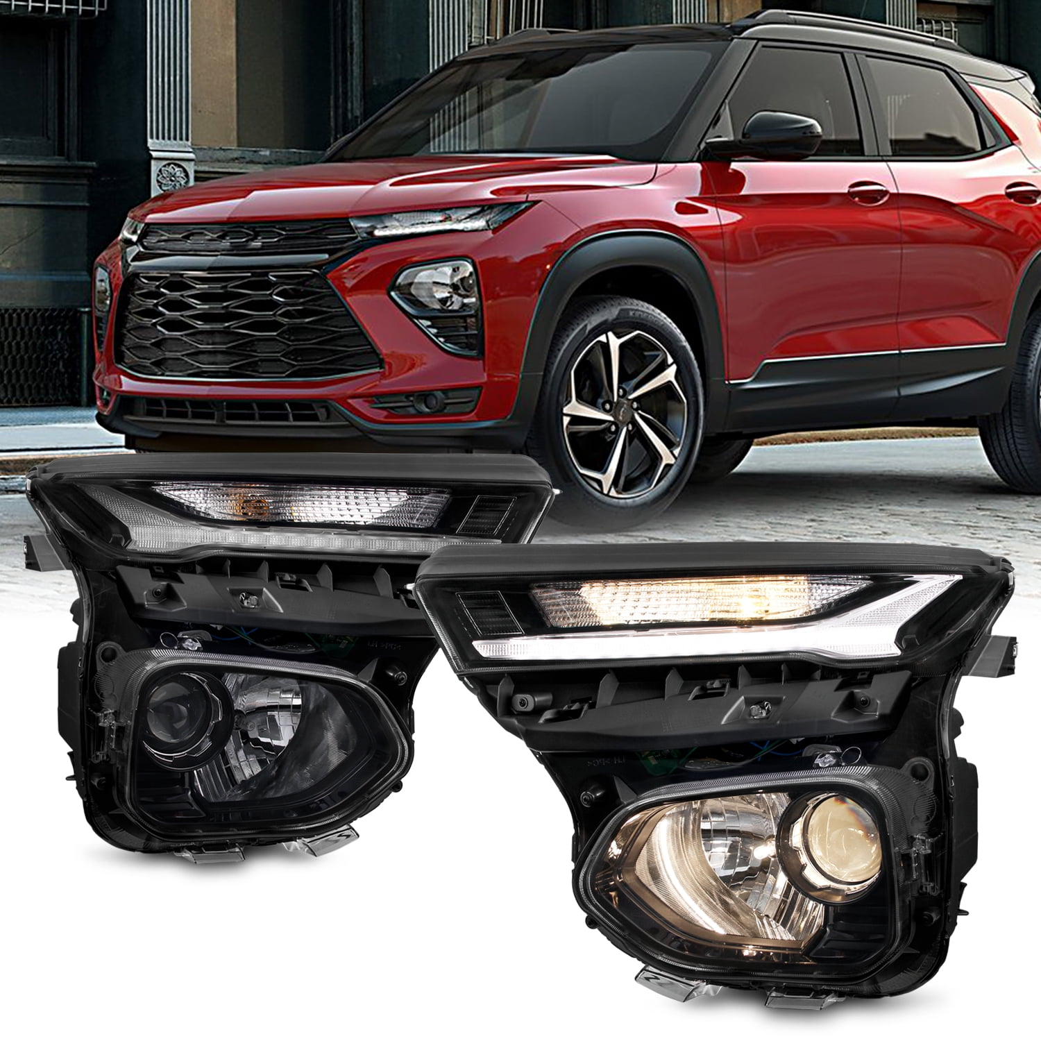 AKKON - Fit 2021 2022 2023 Chevy Traiblazer 21-23 Halogen Type ...