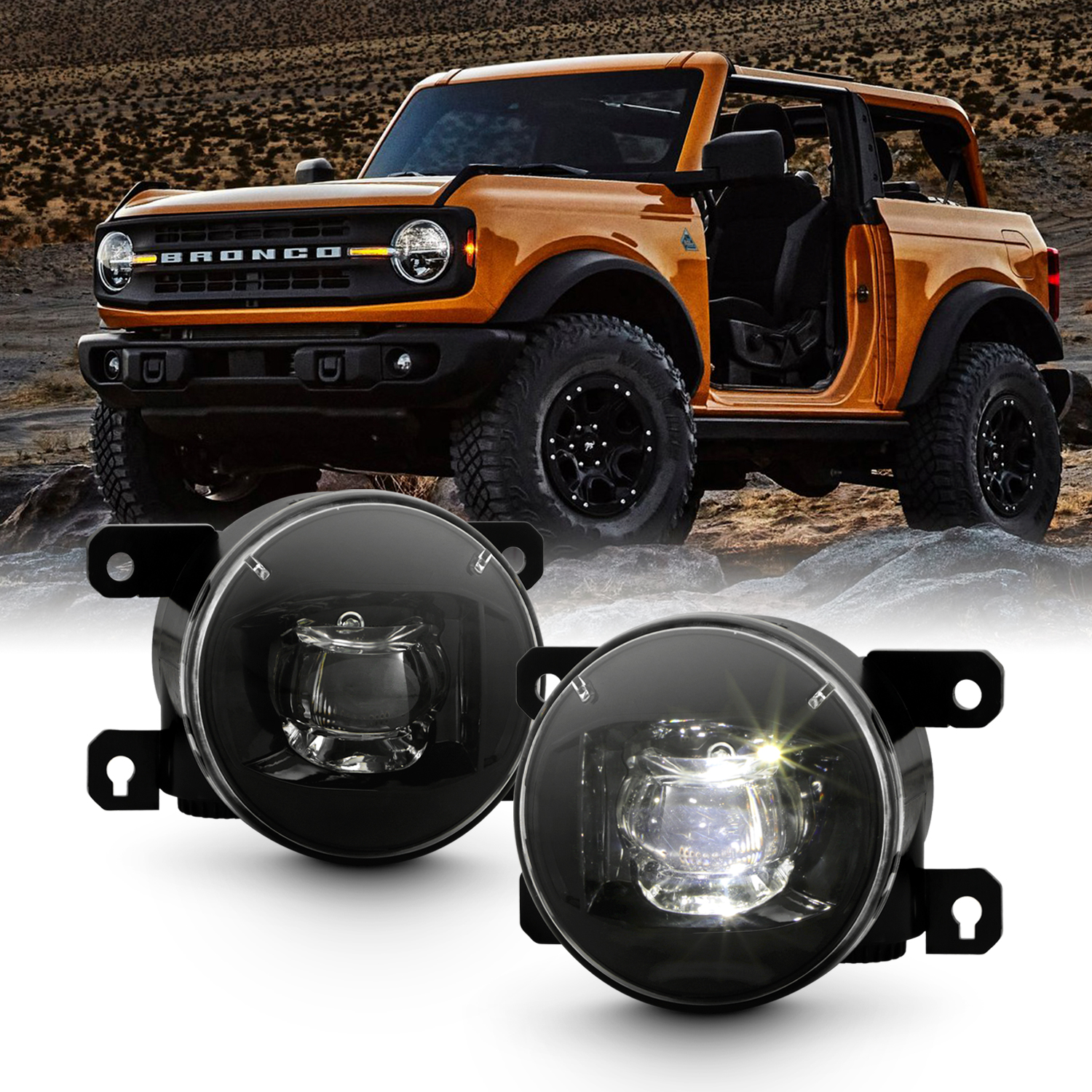AKKON - Fit 2021 2022 2023 Ford Bronco Base 21-23 OE Style [Full LED ... AKKON - Fit 2021 2022 2023 Ford Bronco Base 21-23 OE Style [Full LED ...