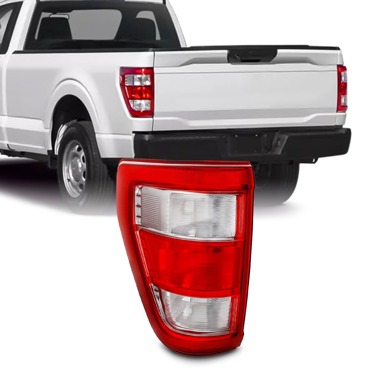AKKON - Fit 2021 2022 2023 Ford F150 [Non-Blind Spot Hole] Halogen Type ...