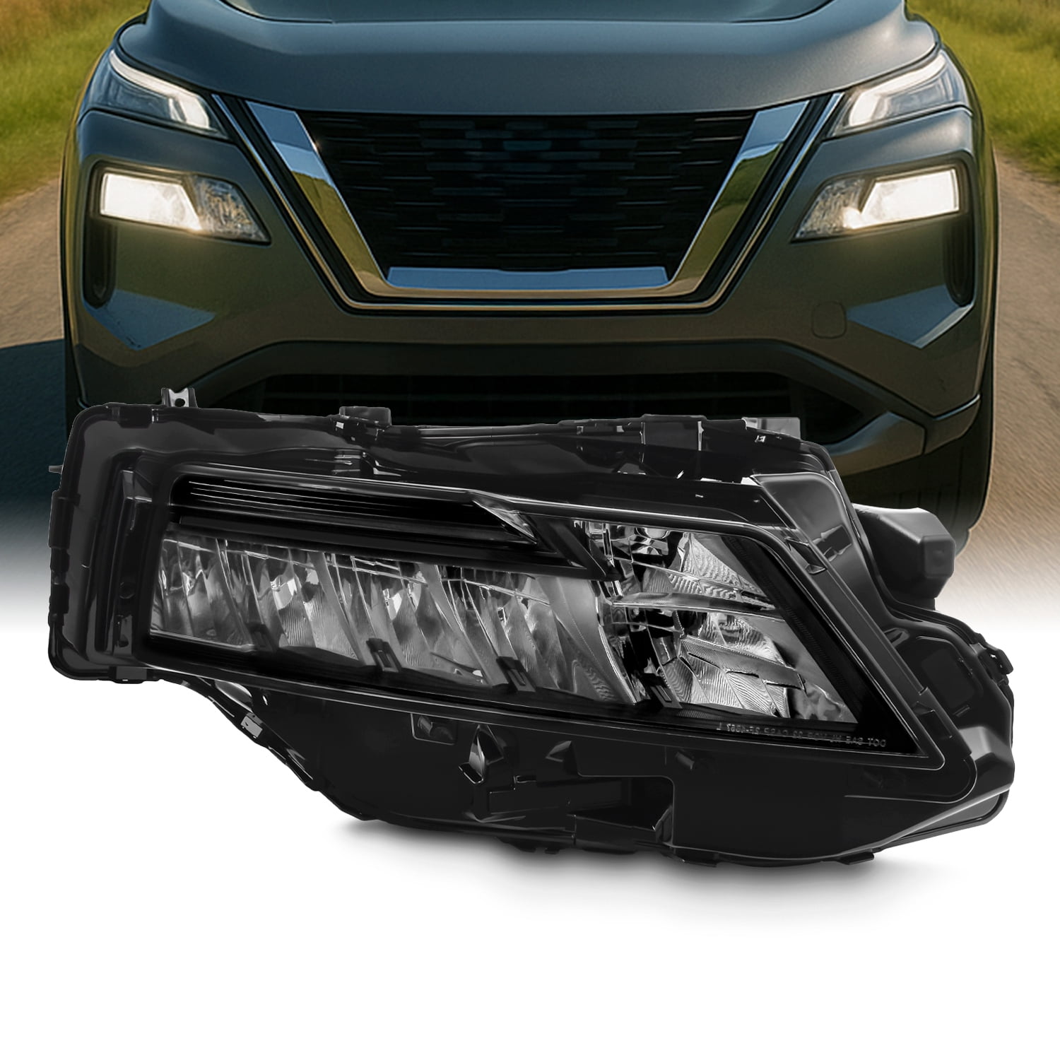 AKKON - Fit 2021 2022 2023 Nissan Rogue 21-23 Bottom [Full LED] Headlight Headlamp OE Style ...