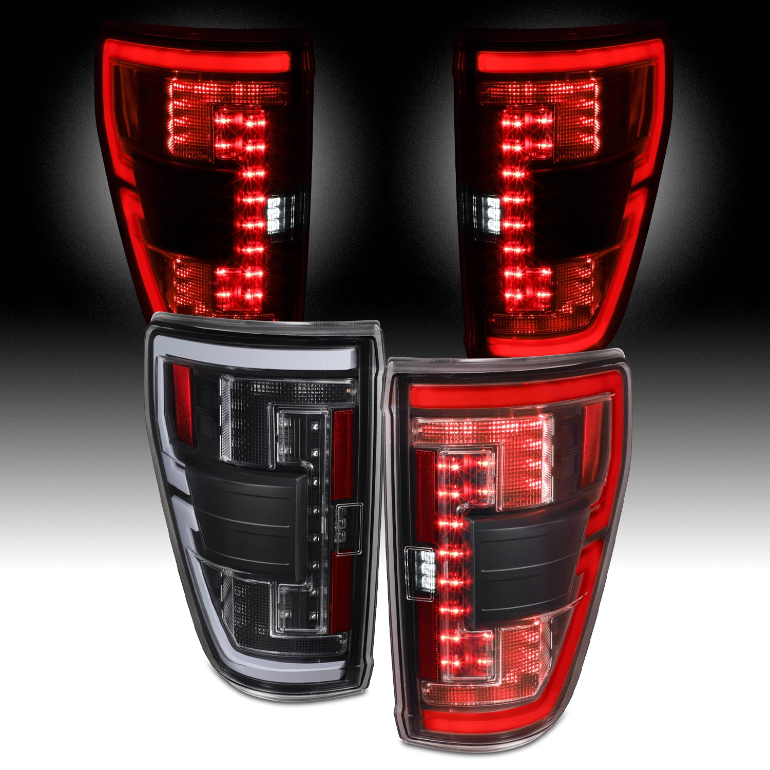 AKKON - Fit 2021-2023 Ford F150 Pickup LED DRL Running [Halogen Type ...