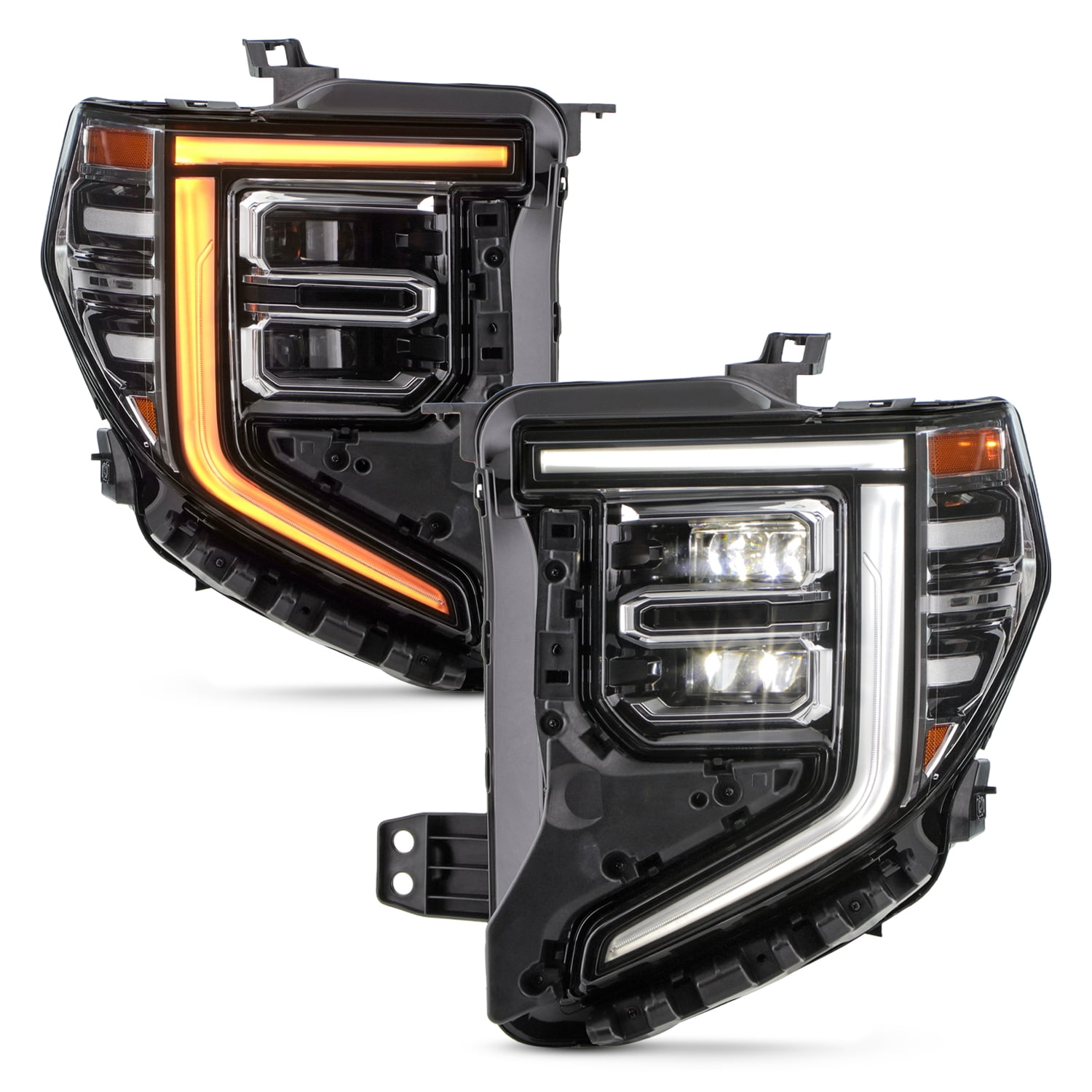 AKKON - Fit 2022 2023 2024 GMC Sierra 1500 SLT | Denali Full LED DRL ...