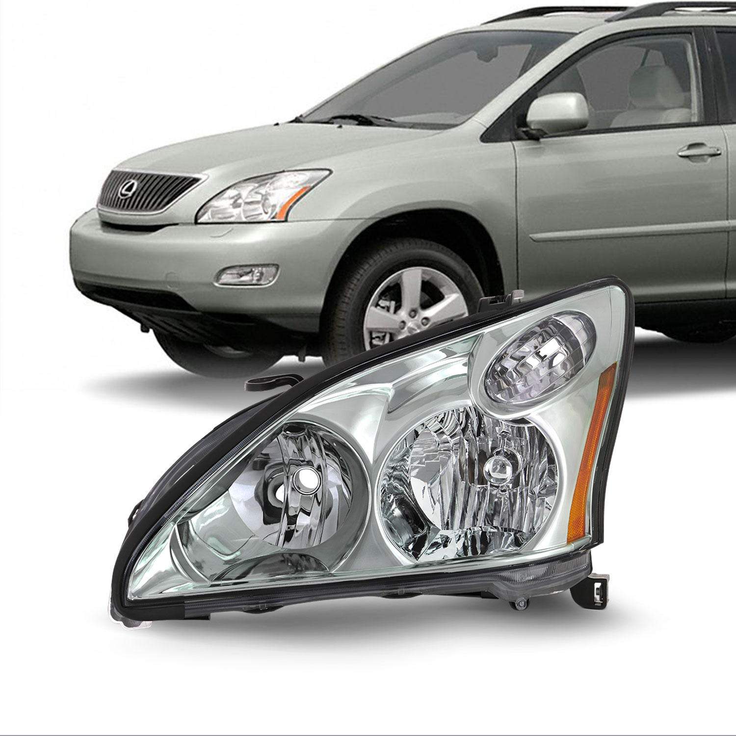 Spyder Lexus RX330 / RX350 04-09 LED Tail Lights - Black - Walmart.com