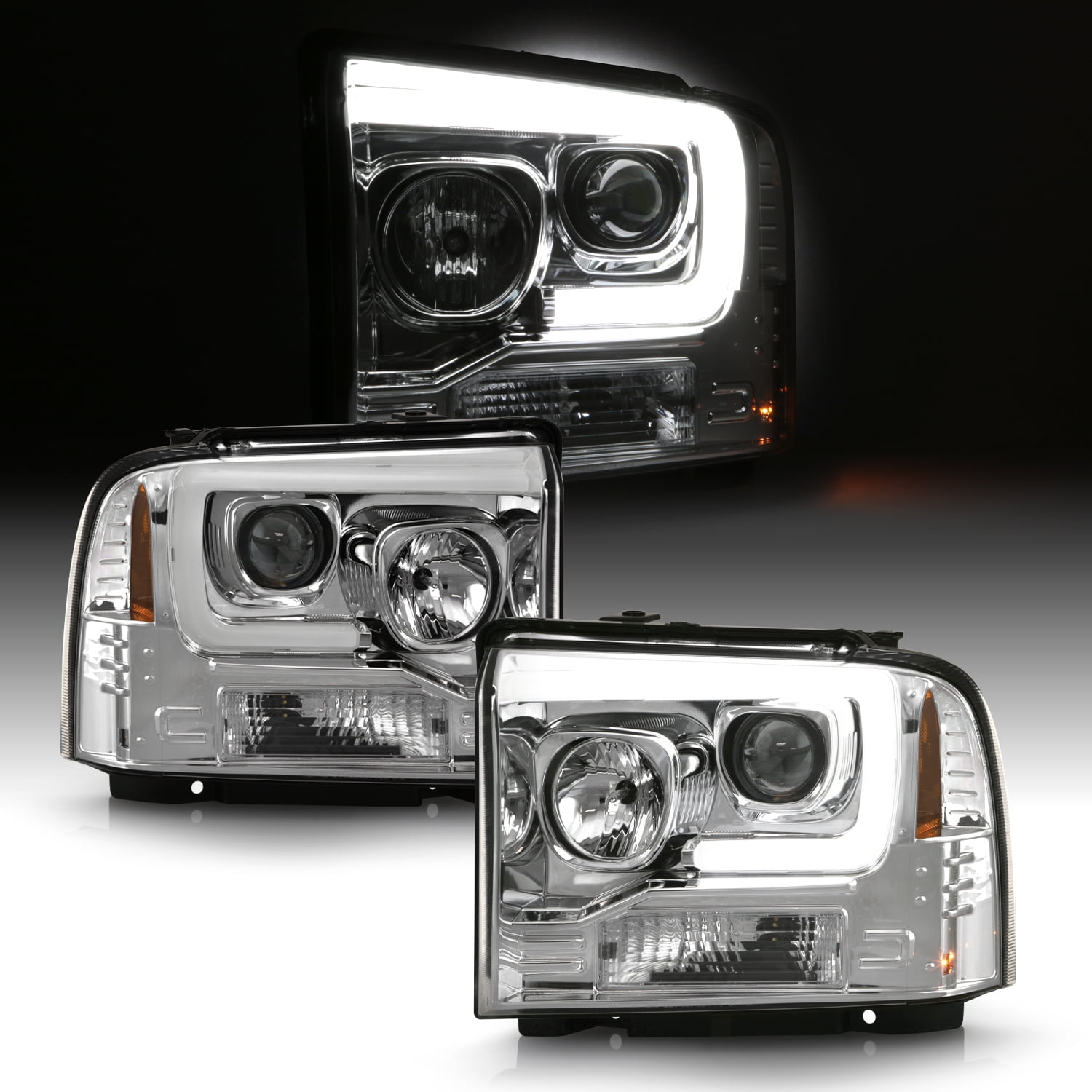 AKKON - Fits 2005-2007 Ford F250/350/450/550 Super Duty LED Module ...