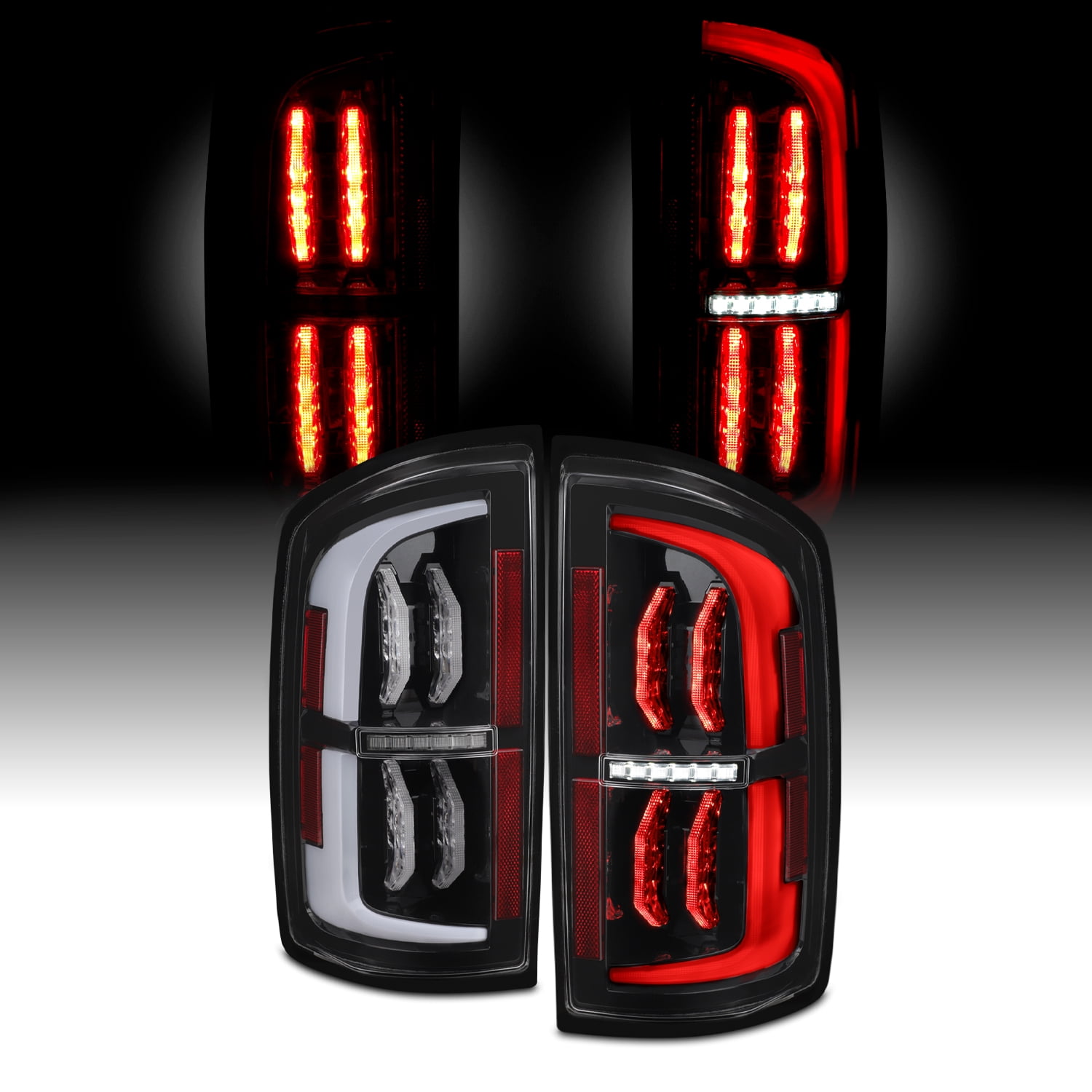 AKKON - Fits 2007-2008 Dodge Ram 1500 07-09 Ram 2500 3500 Pickup LED ...