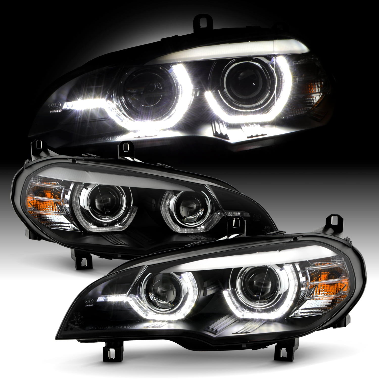 AKKON - Fits 2007-2010 BMW X5 E70 [HID/Xenon] w/ AFS 3D LED Beams Tube ...