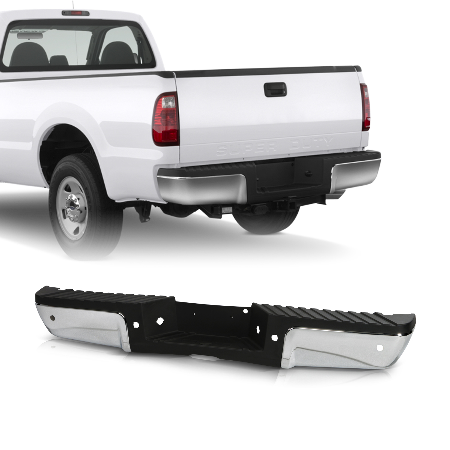 AKKON - Fits 2008-2016 Ford F250/F350/F450 Super Duty Pickup Black ...
