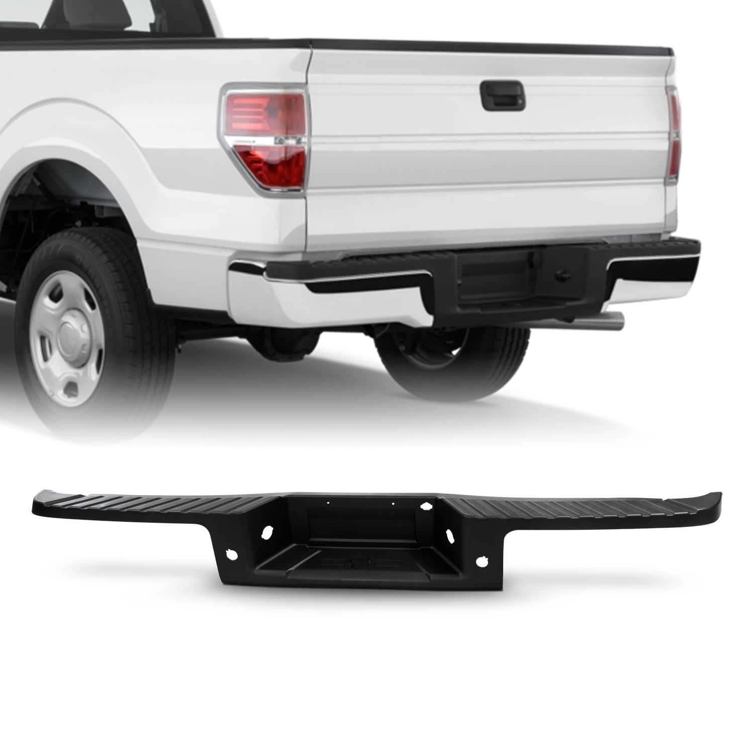 AKKON Brand New Rear Bumper Step Pad for 2009-2014 Ford F-150, Direct ...