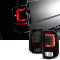 AKKON LED Tail Lights, Black Smoke Housing, Fits 2002-2006 Dodge Ram ...