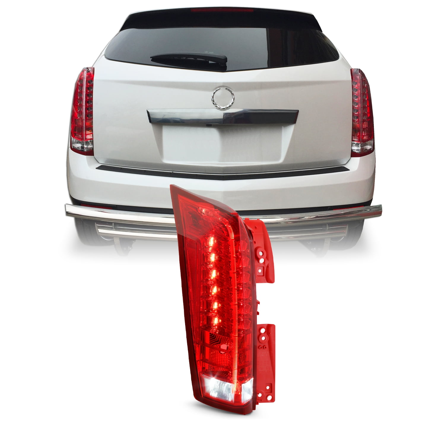 AKKON - 2010-2016 Cadillac SRX Replacement Tail Light, LED Running ...