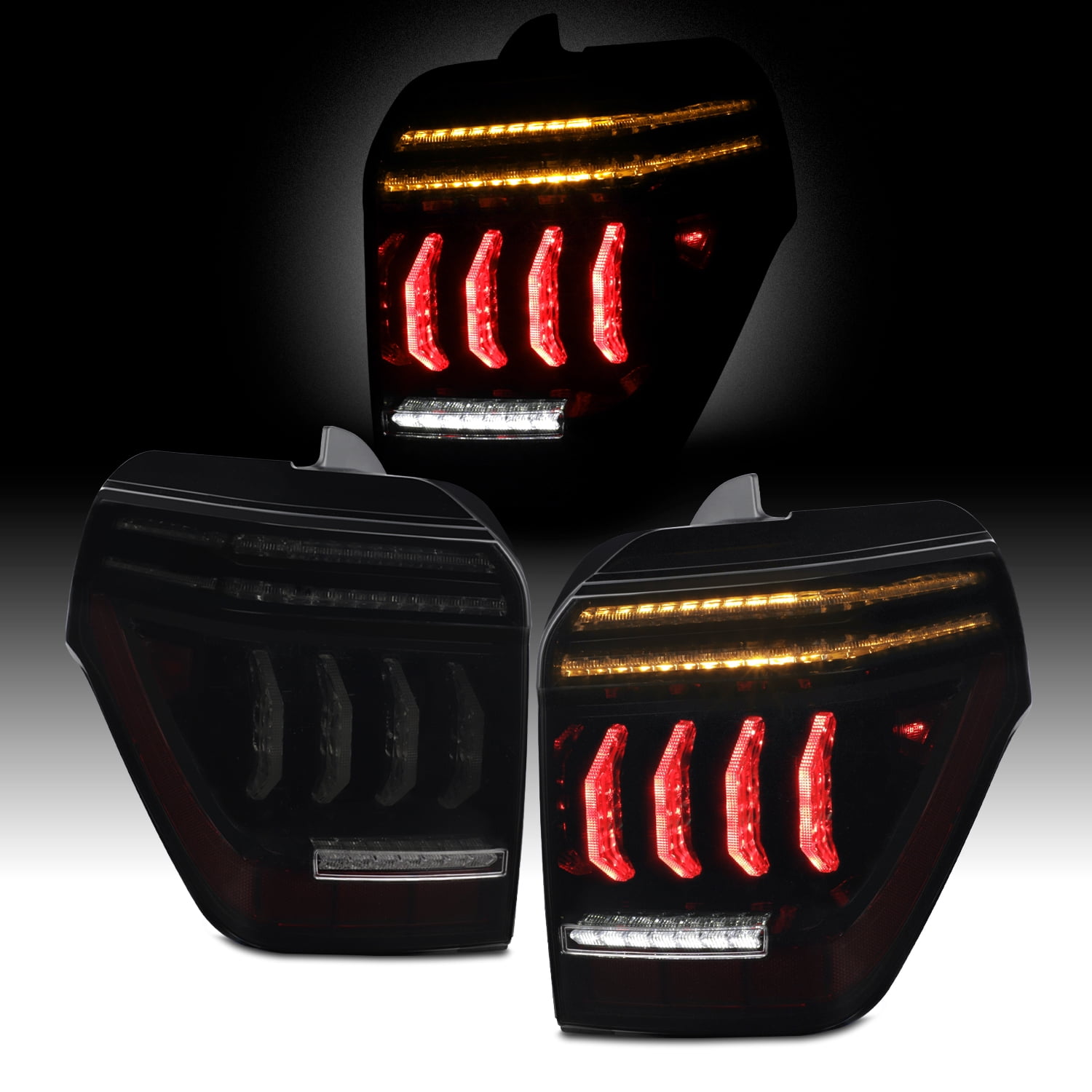 AKKON - Fits 2010-2022 Toyota 4Runner LED Tube DRL Sequential Turn ...