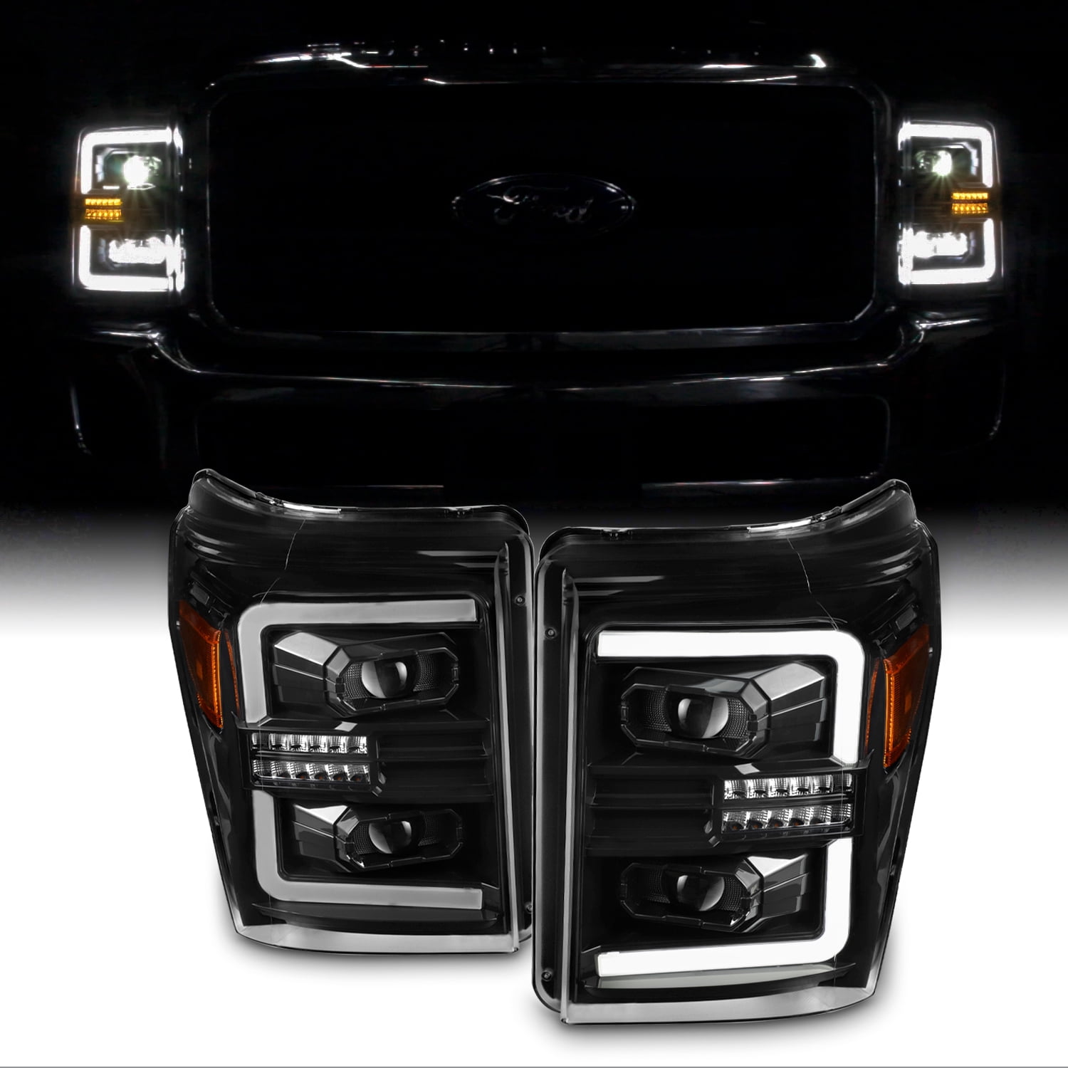 AKKON - Fits 2011-2016 Ford F250 F350 F450 F550 SuperDuty Pickup Tube ...