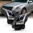AKKON - Chrome Headlights Pair for 2013-2018 Cadillac ATS Sedan ...
