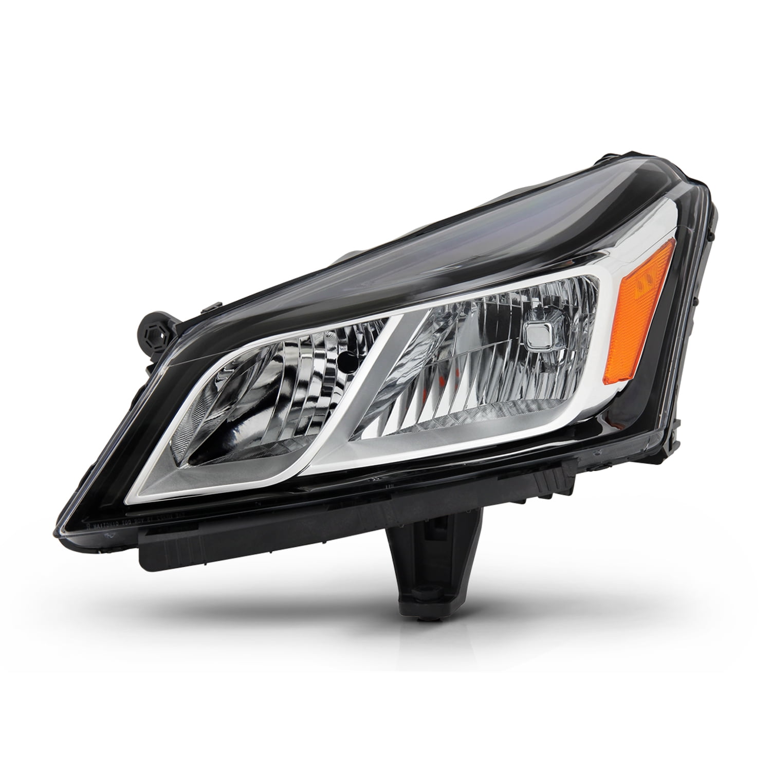 AKKON Chevy Traverse Headlight Replacement, Halogen Type, Chrome, Fits ...
