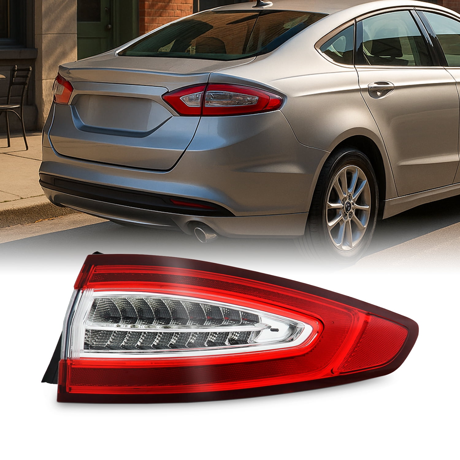 AKKON - Fits 2013 2014 2015 2016 Ford Fusion S | SE Sedan Models LED ...
