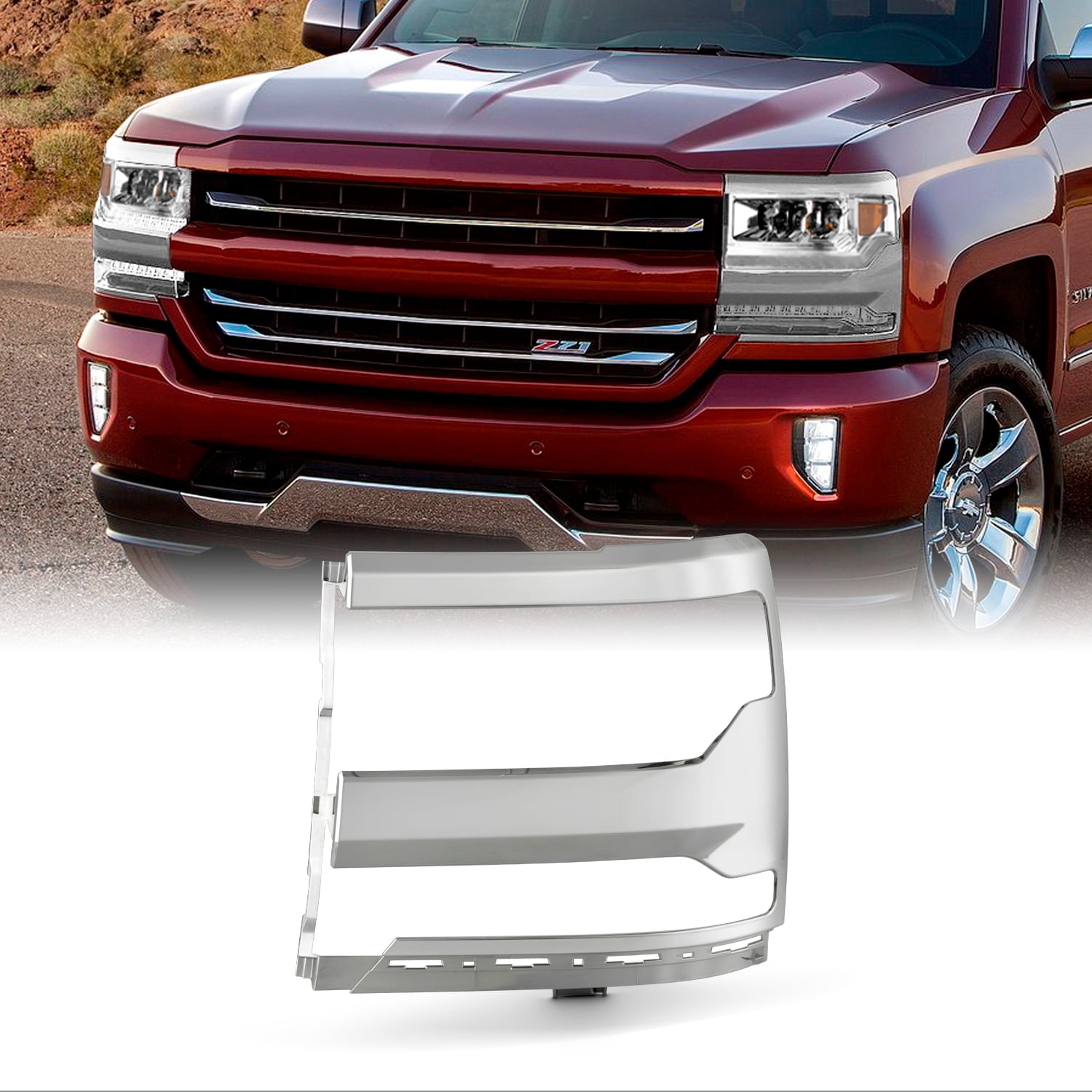 AKKON - Fits 2016-2018 Chevy Silverado 1500 2019 Silverado 1500 LD ...