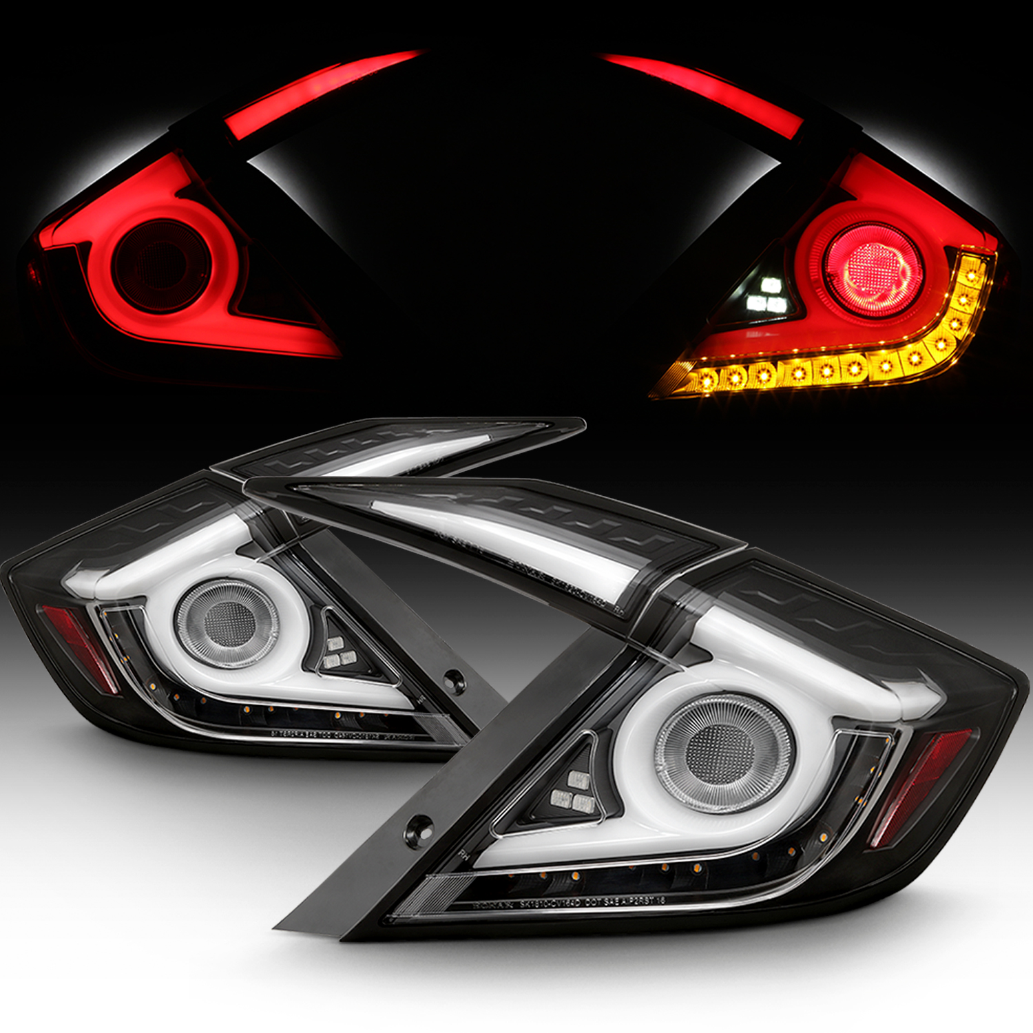 Rigid Industries 20204 Radiance LED Light Pods (Amber Backlight) Pair ...