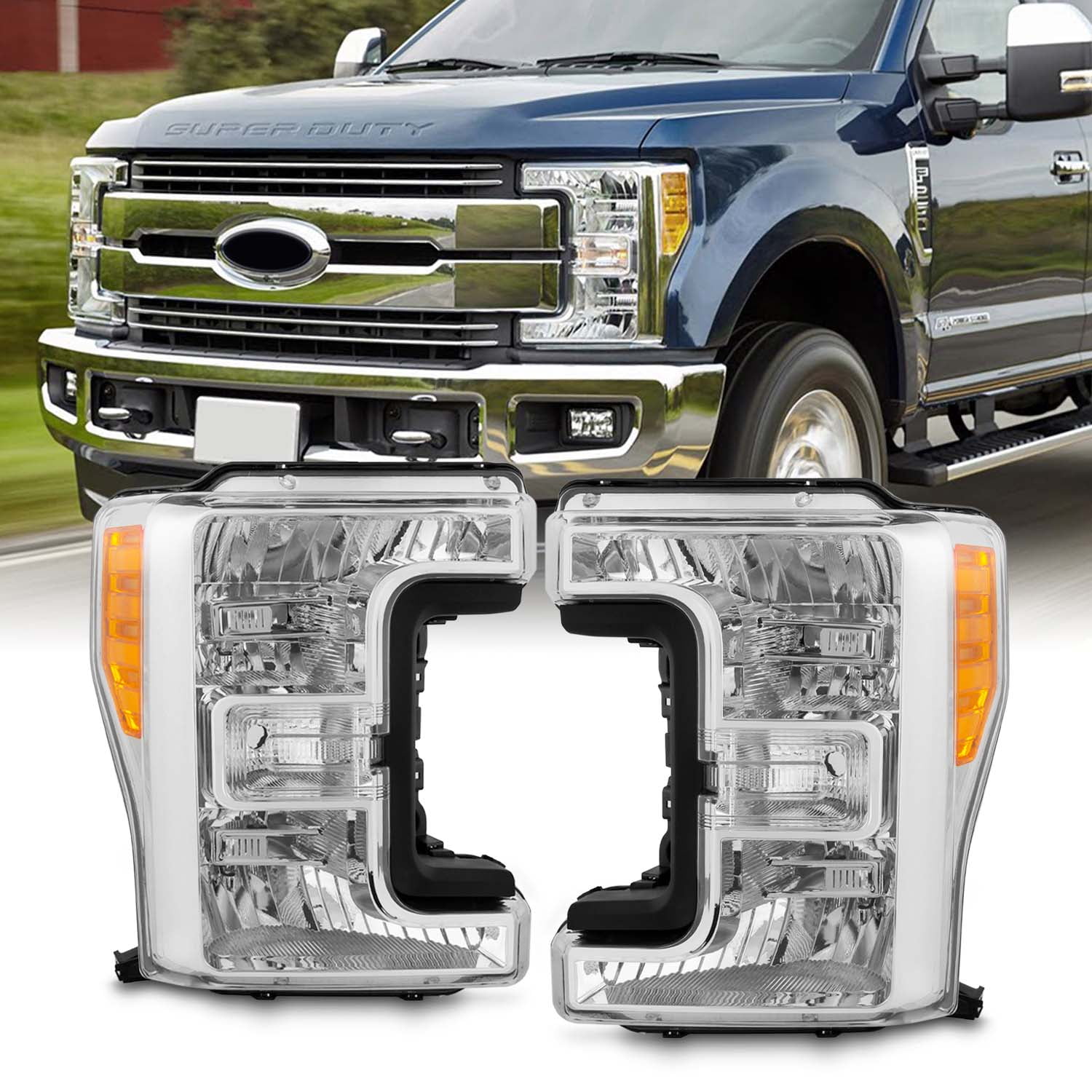 AKKON - Fits 2017-2019 Ford F250 F350 F450 F550 Super Duty Pickup ...