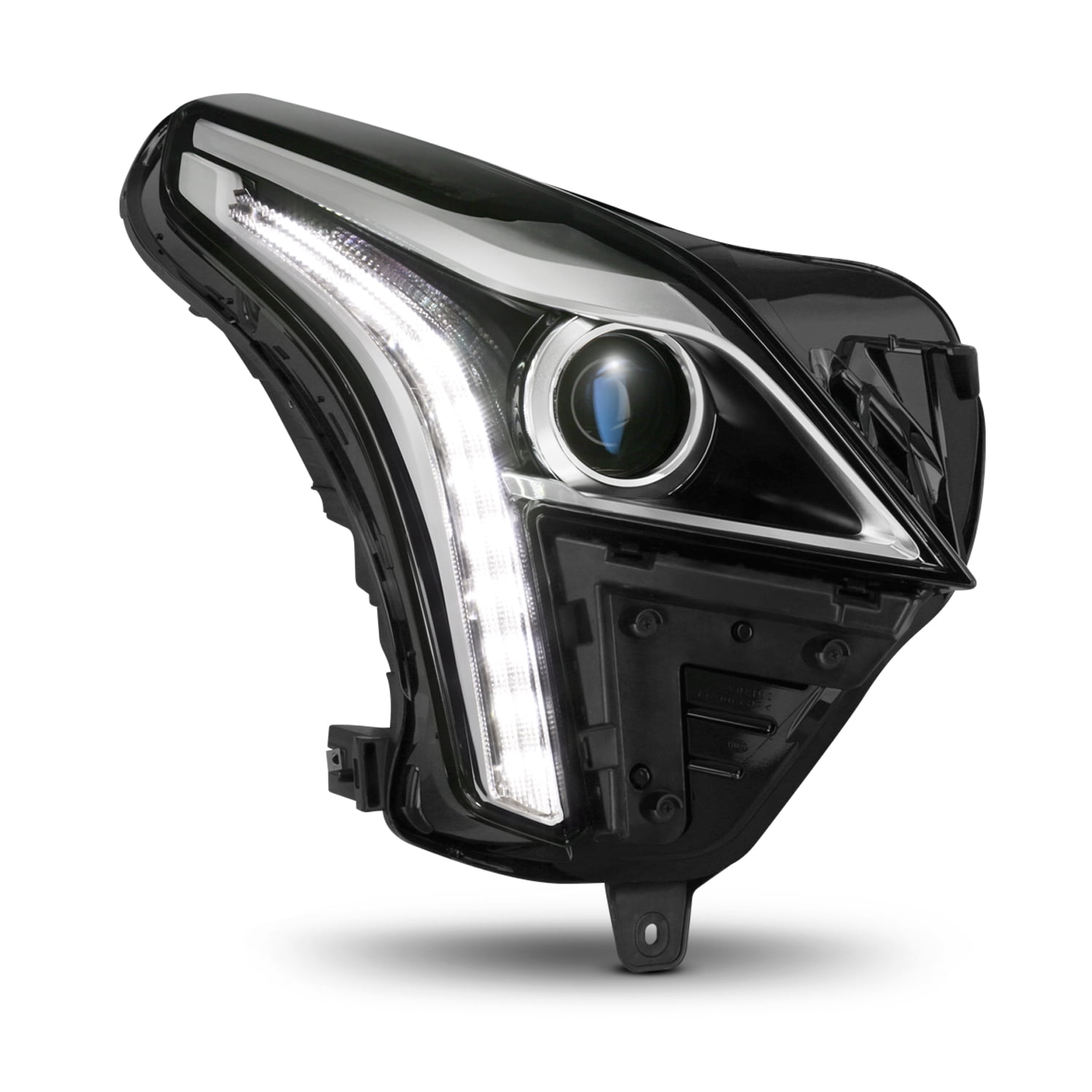AKKON - Fits 2017-2023 Cadillac XT5 [Halogen Style] Projector LED DRL ...