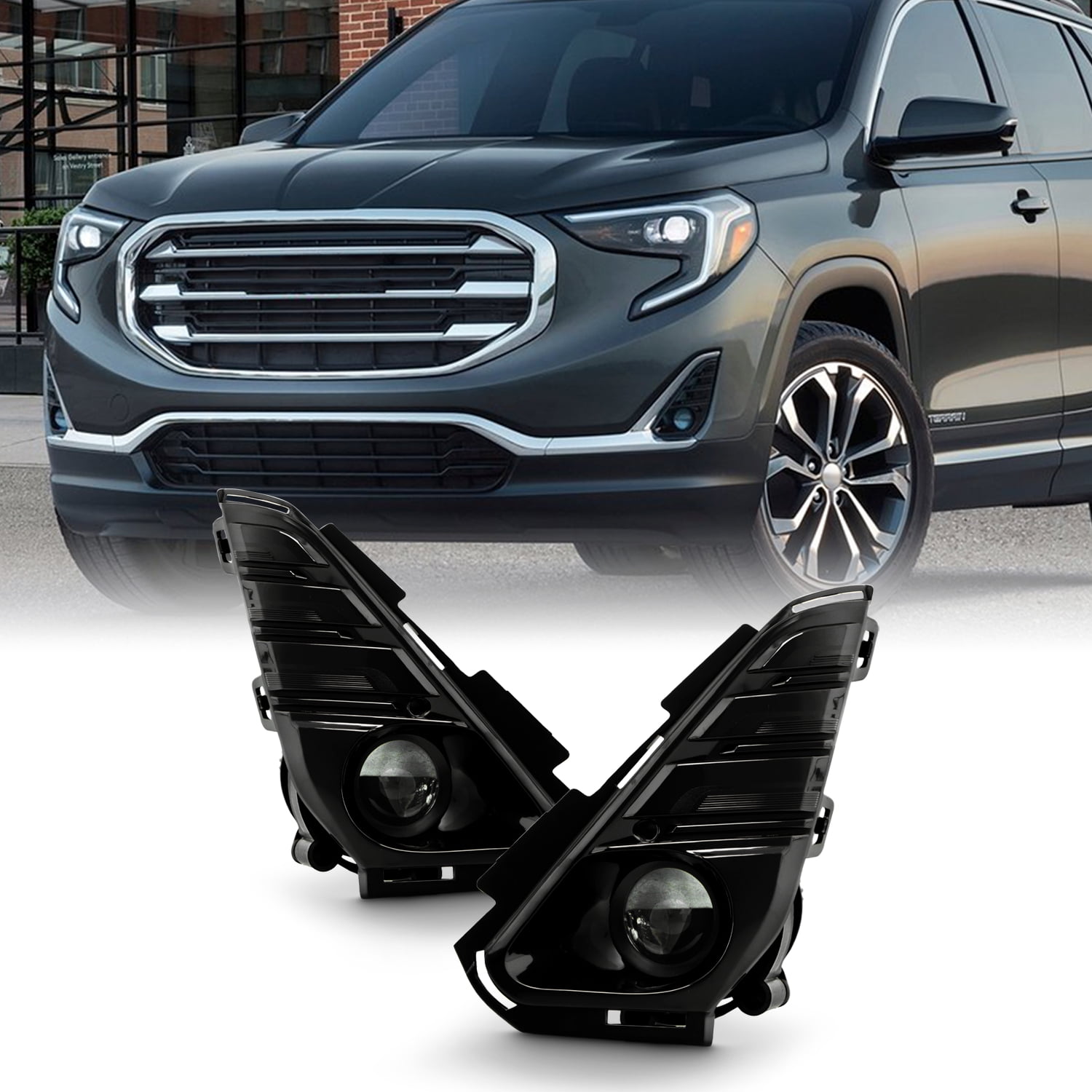AKKON - 2018-2021 GMC Terrain SUV Halogen Type Fog Lights Assembly ...