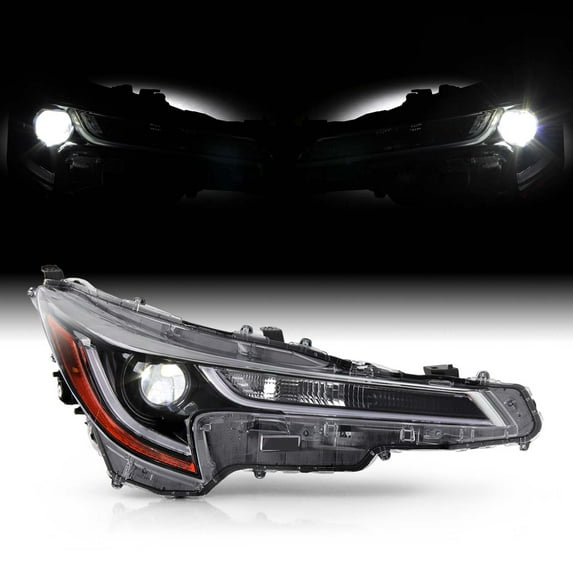 AKKON - Fits 2020 2023 Toyota Corolla L / LE Model LED DRL OE Projector ...