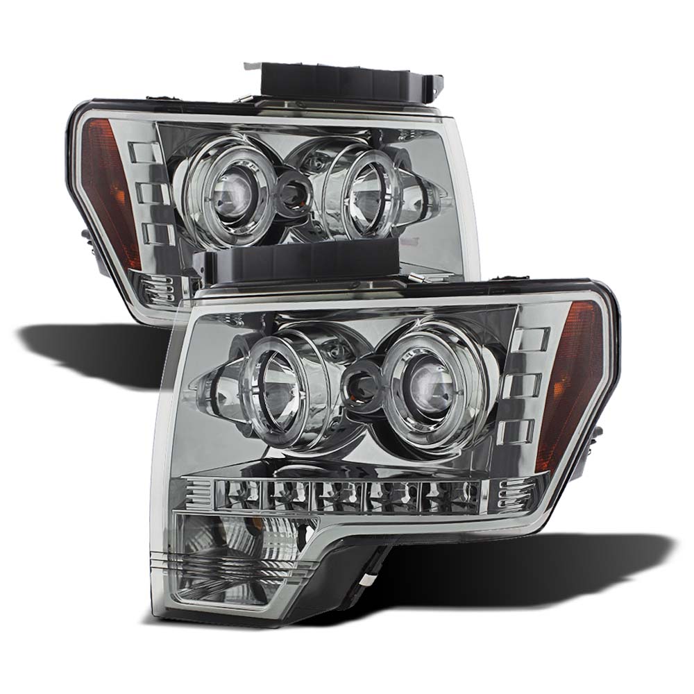Spyder Ford F150 04-08 Projector Headlights - Version 2 - CCFL Halo ...