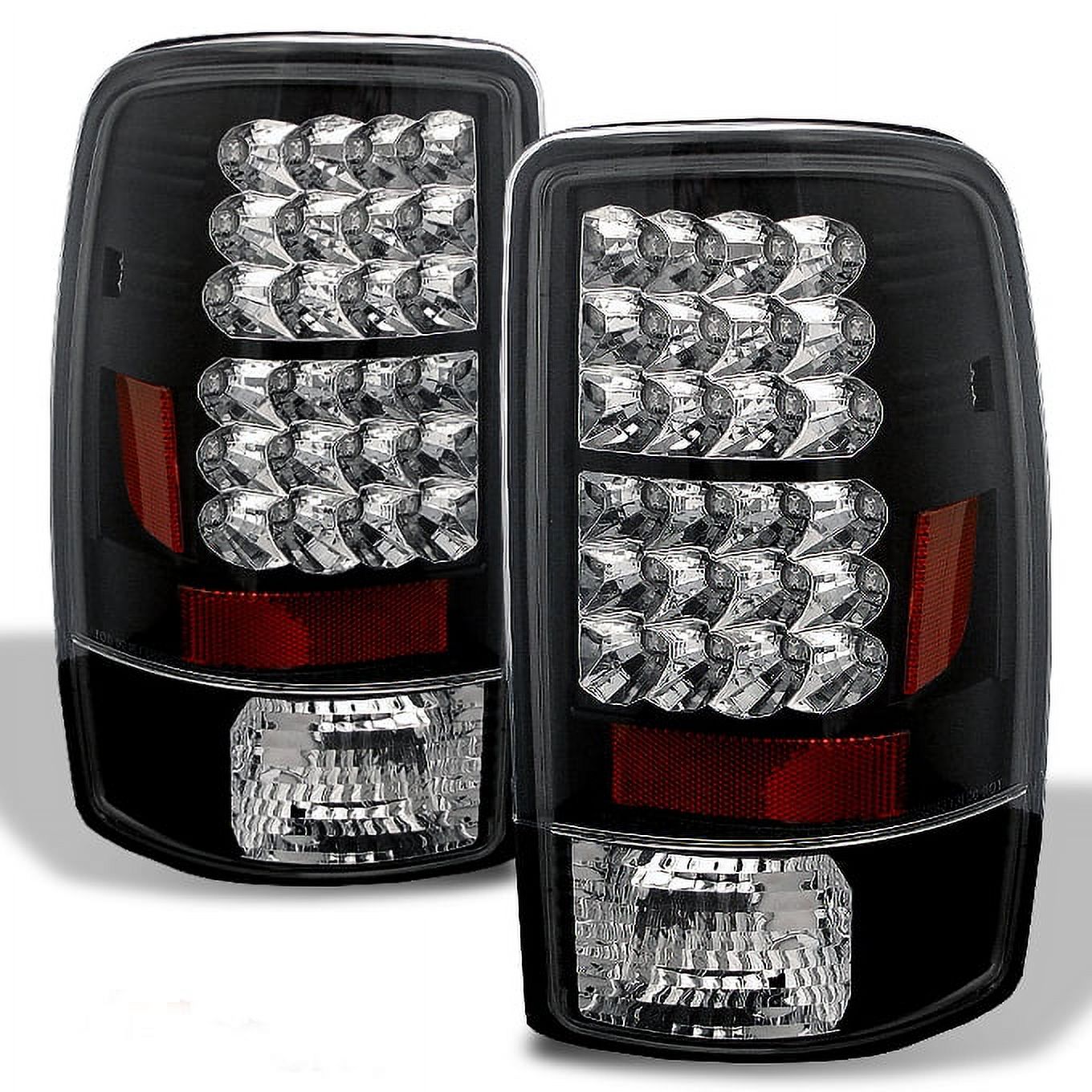 Tail Light For 00-06 Chevy Suburban Black/Smoke Lens, Pair - Walmart.com