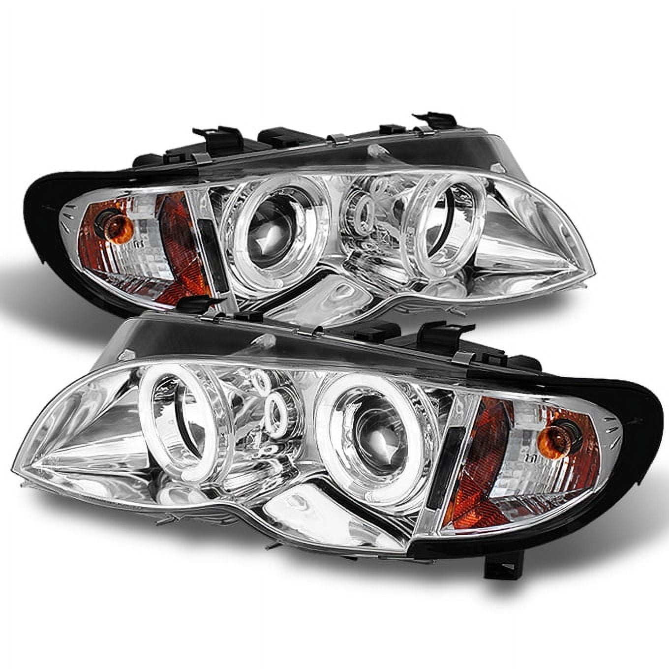 AKKON - BMW E46 3-Series 4Dr Sedan/Wagon 02-05 Chrome Halo LED ...
