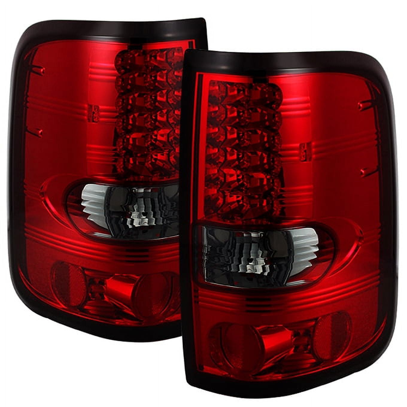 AKKON - For 04-08 Ford F150 Styleside Model Pickup Truck Red SMoke LED ...