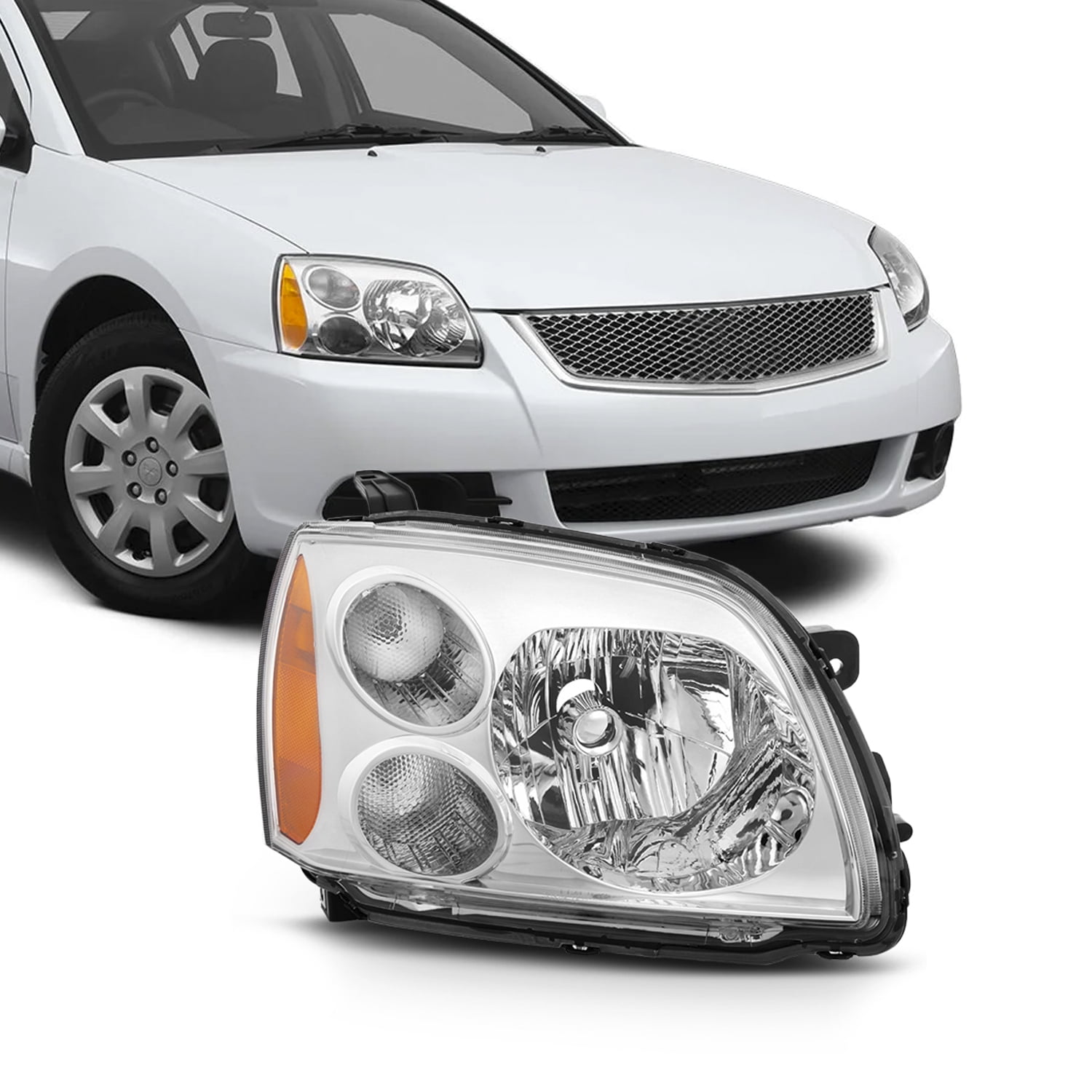 AKKON - For 04-12 Mitsubishi Galant Passenger Right Side Headlight Head ...