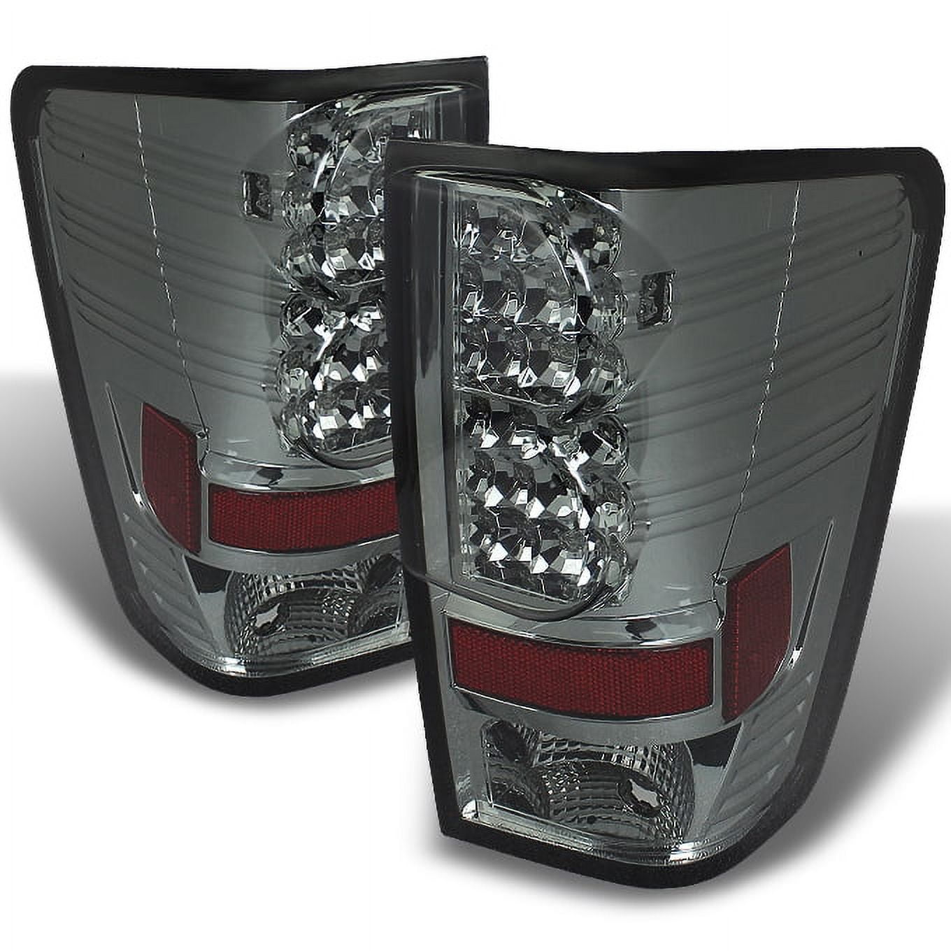 AKKON - For 04-12 Titan A60 Pickup Truck Smoked LED Tail Lights Brake ...