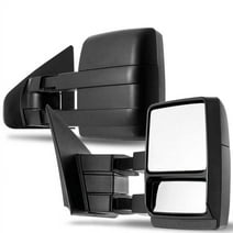 Pair Set Manual Side View Mirrors 5x8 Swing Lock with Plastic Housing ...