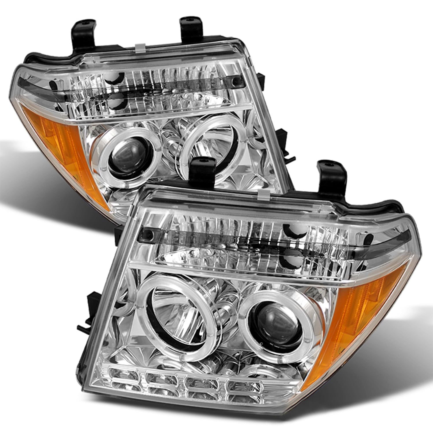 AKKON - For 05-08 Nissan Frontier | 05-07 Pathfinder Chrome Clear Dual ...