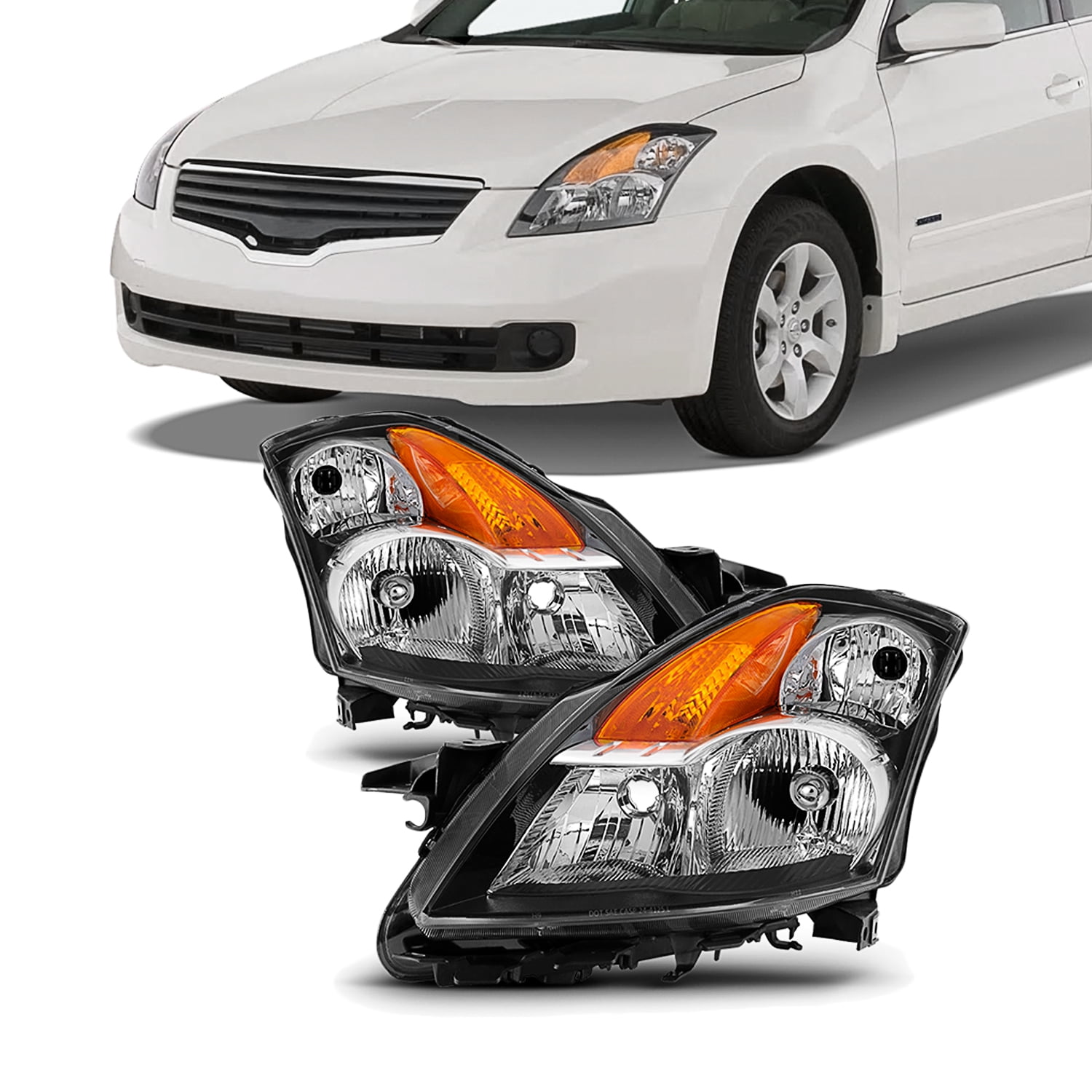 AKKON - For 07-09 Nissan Altima 4DOOR 4Dr Sedan Factory Style Headlight ...