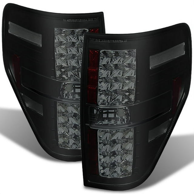 AKKON - For 09-14 Ford F150 Pickup Truck Rear Black Smoke LED Tail ...