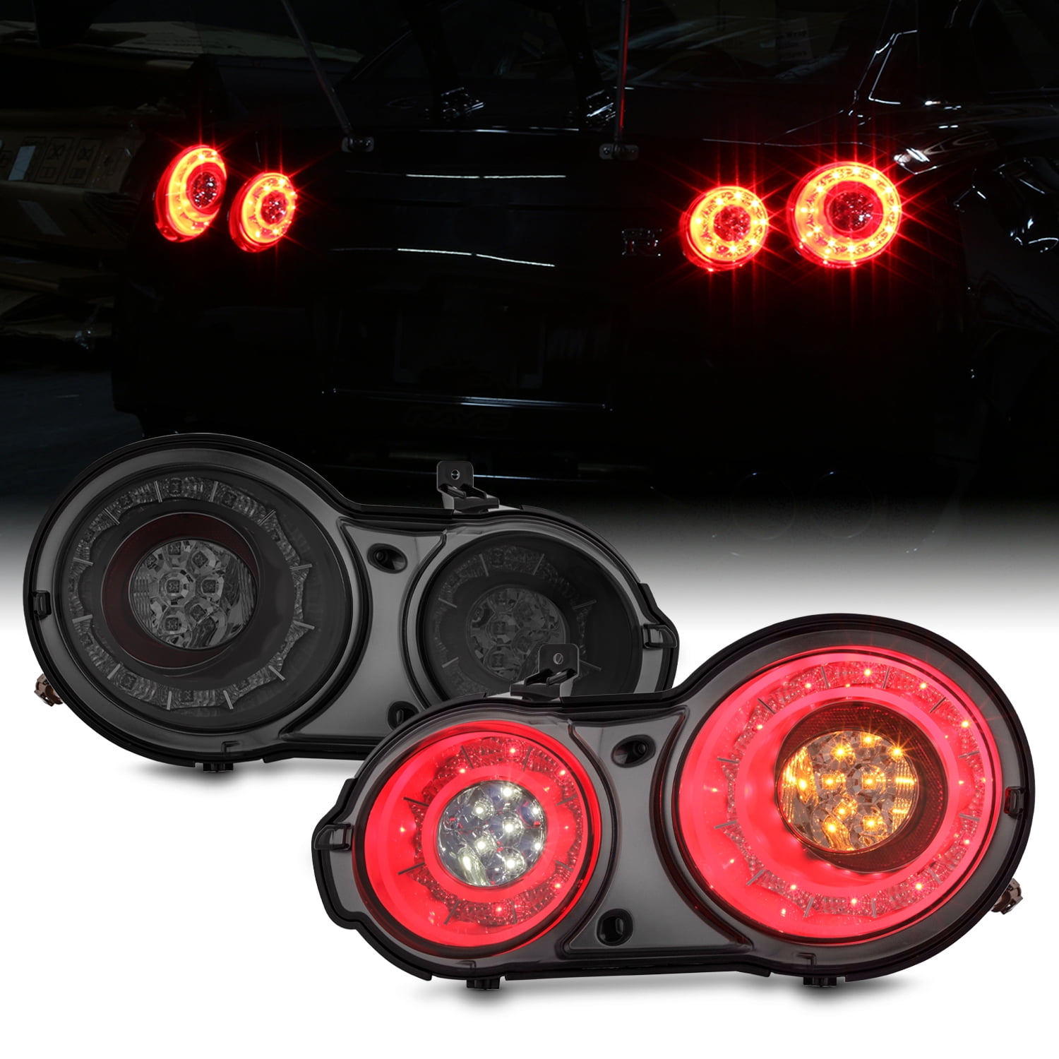 AKKON - For 09-17 Nissan GTR GT-R R35 Skyline Both Sides LED Tail ...